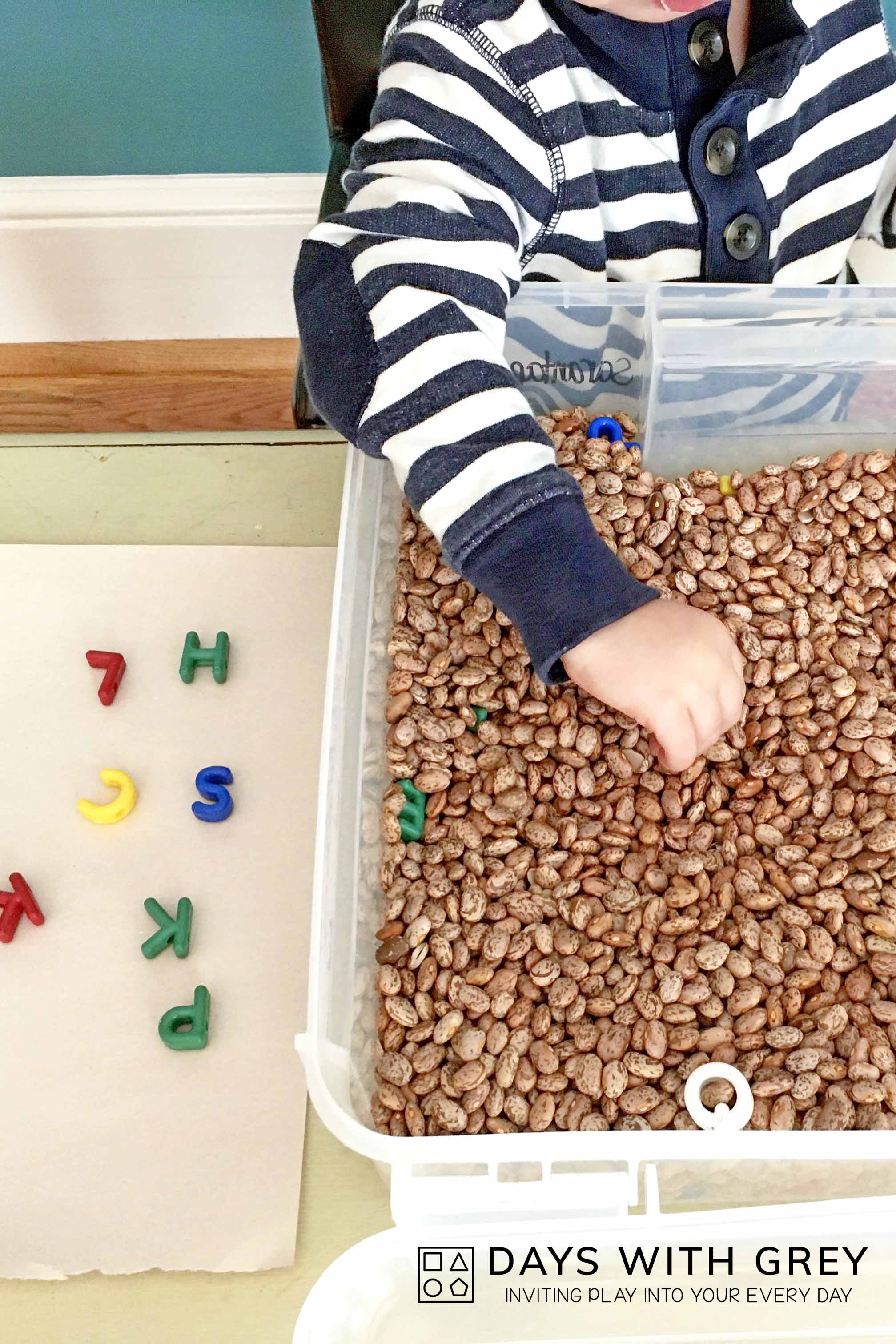 10 Letter Recognition Activities - Days With Grey