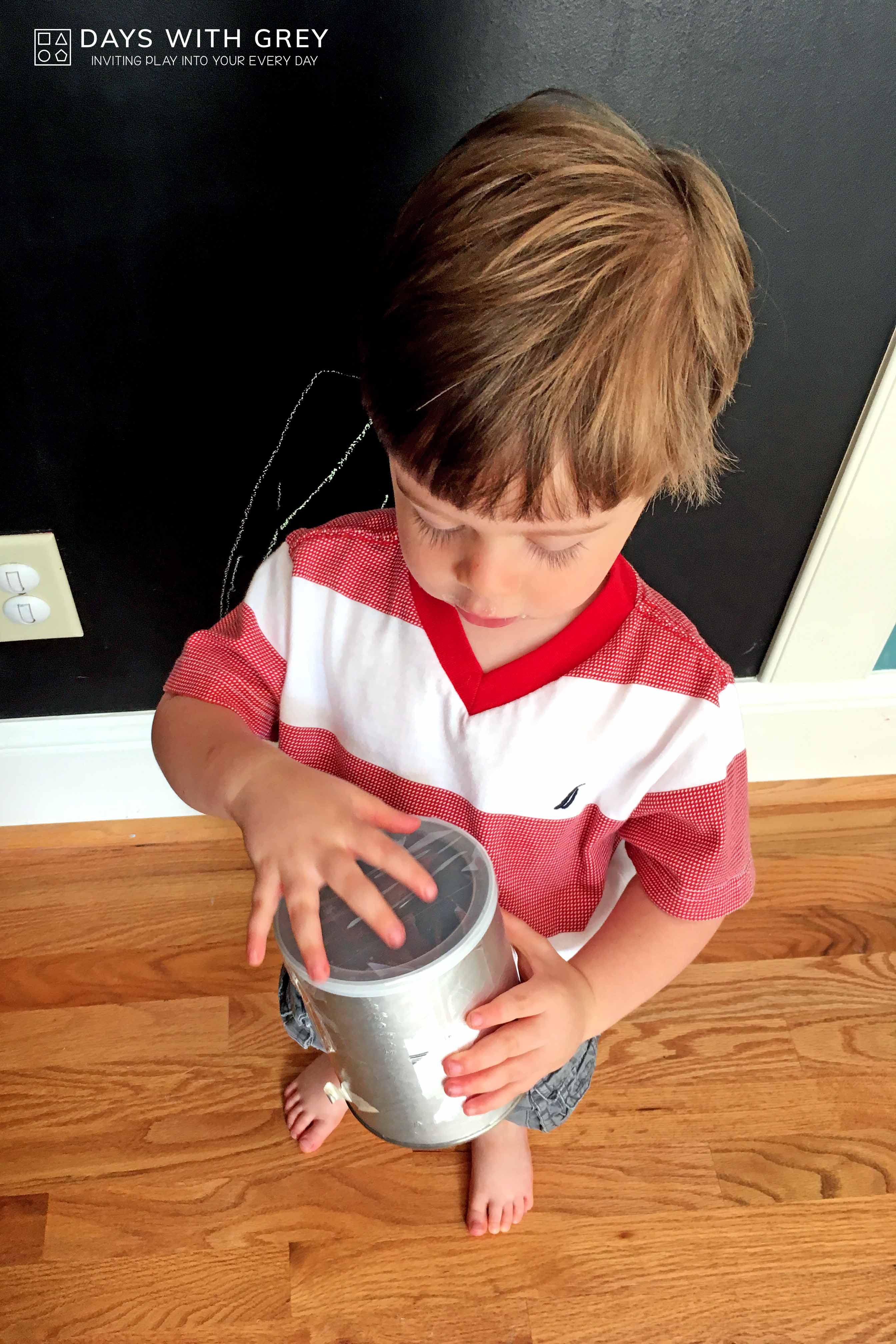 DIY Sound Shaker; a Toddler Science Activity - Days With Grey