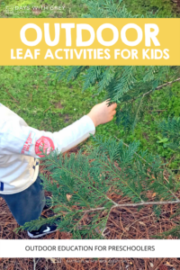 Nature Scavenger Hunt: Leaf Activities for Preschoolers - Days With Grey