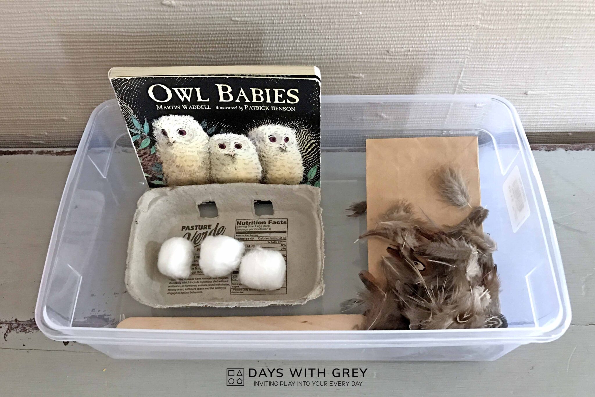 Owl Babies Activity Book Retell - Days With Grey