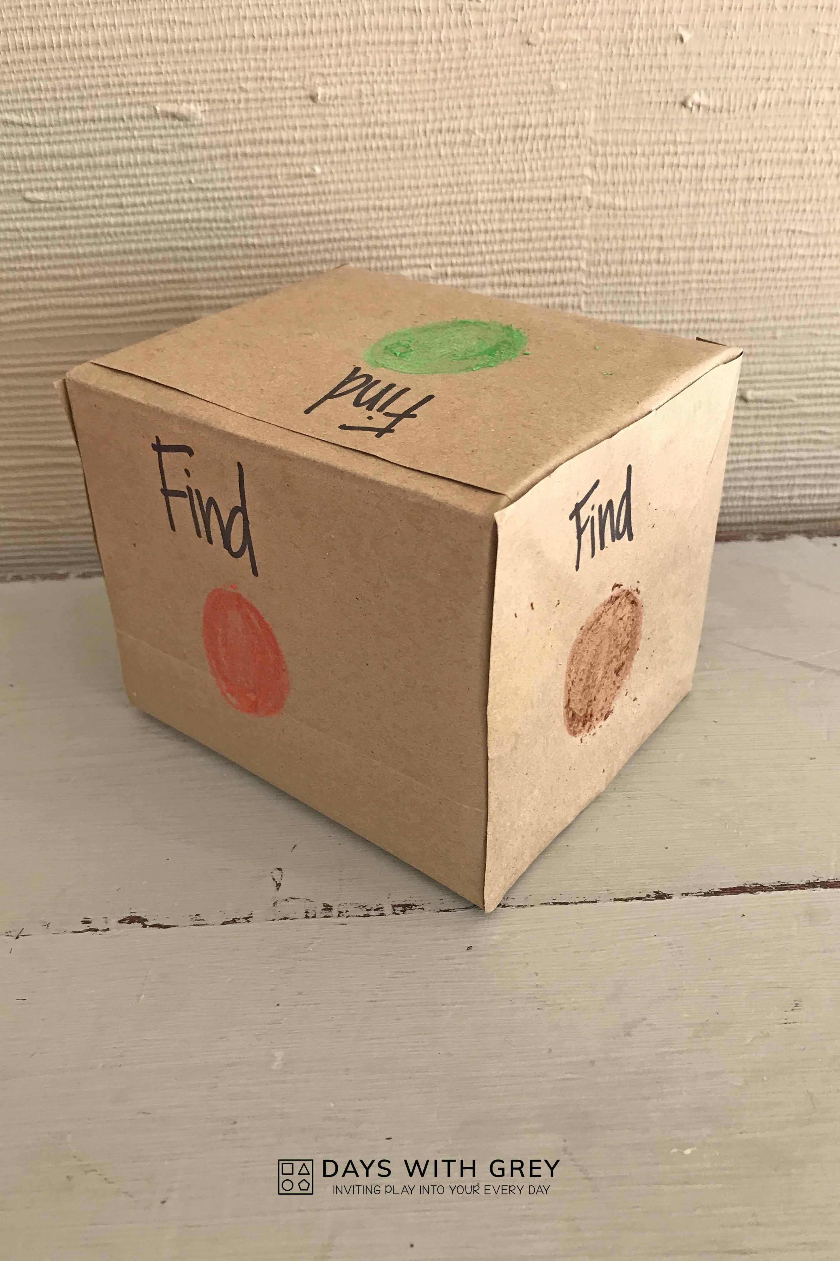 Movement Cube for Preschoolers - Days With Grey