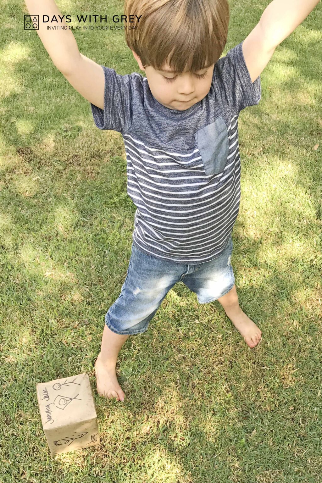 Movement Cube for Preschoolers - Days With Grey