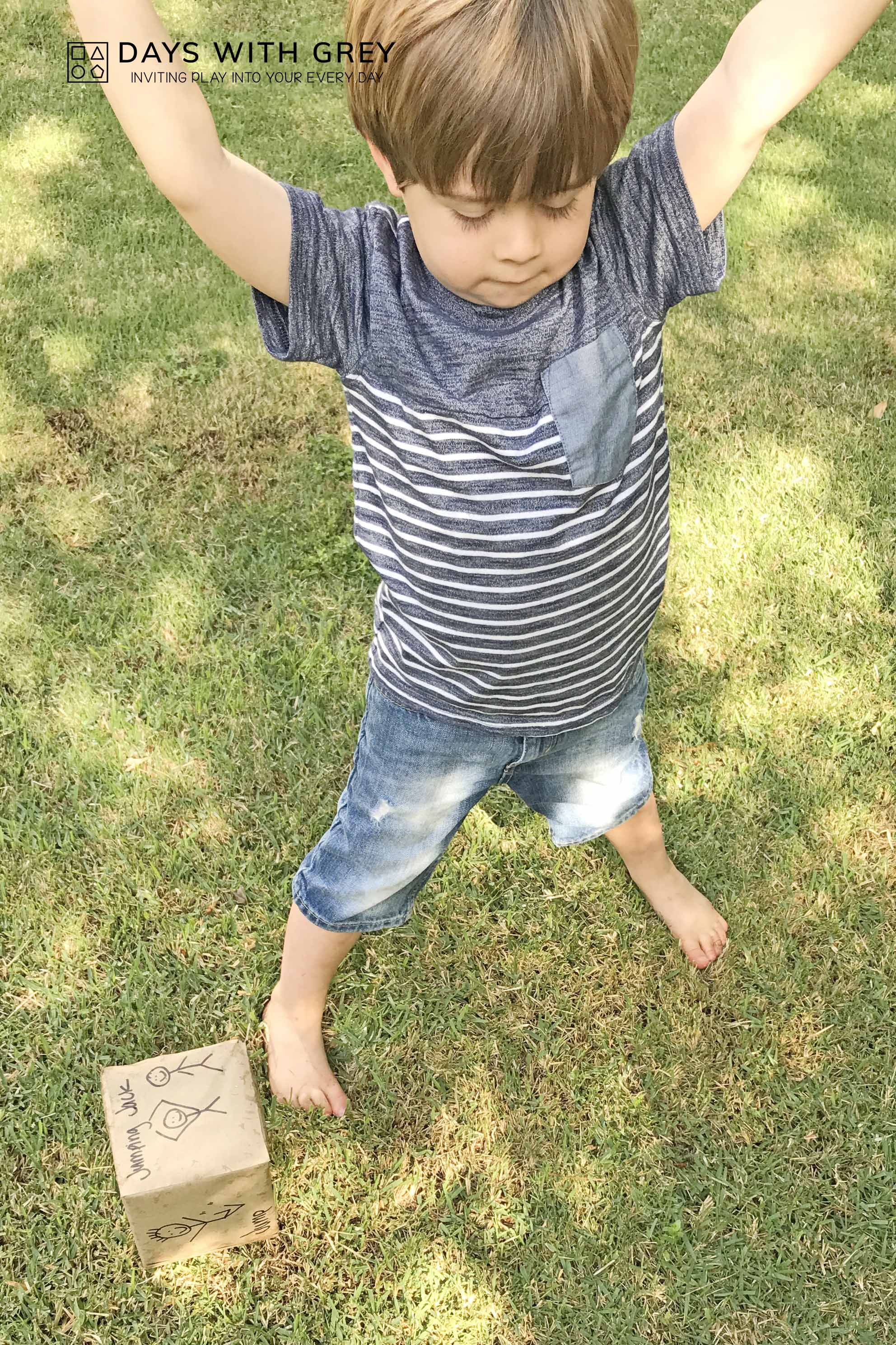 Movement Cube for Preschoolers - Days With Grey