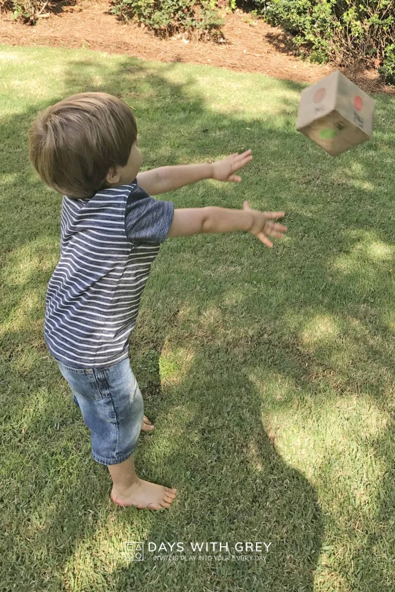 Movement Cube for Preschoolers - Days With Grey