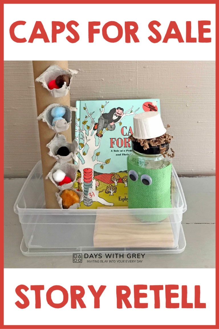 Caps for Sale Preschool Activity - Days With Grey