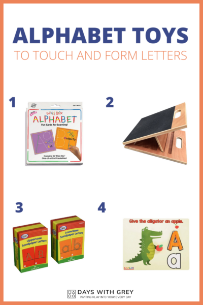 Alphabet Toys for Kids - Days With Grey