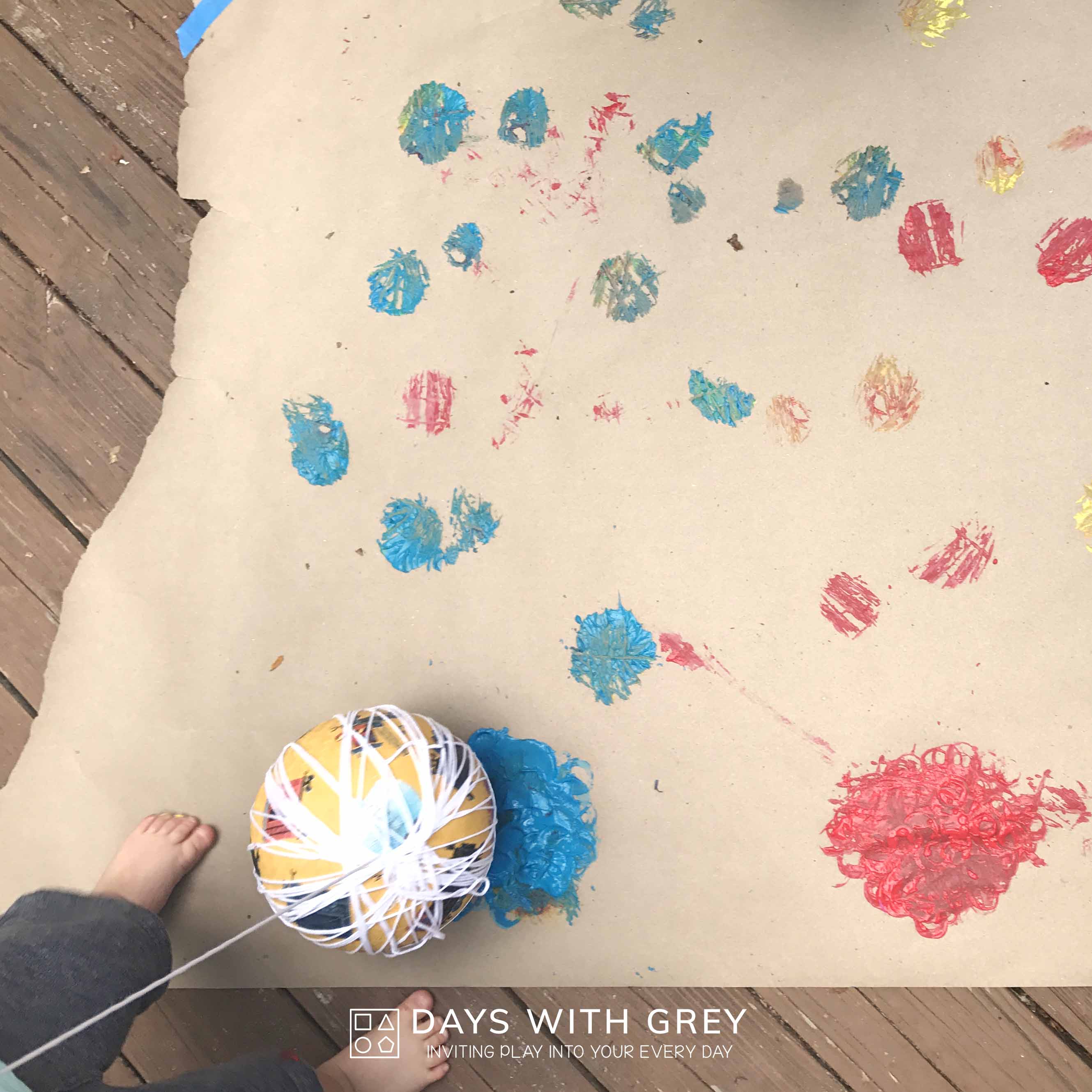 How to Splatter Paint for Kids - Days With Grey