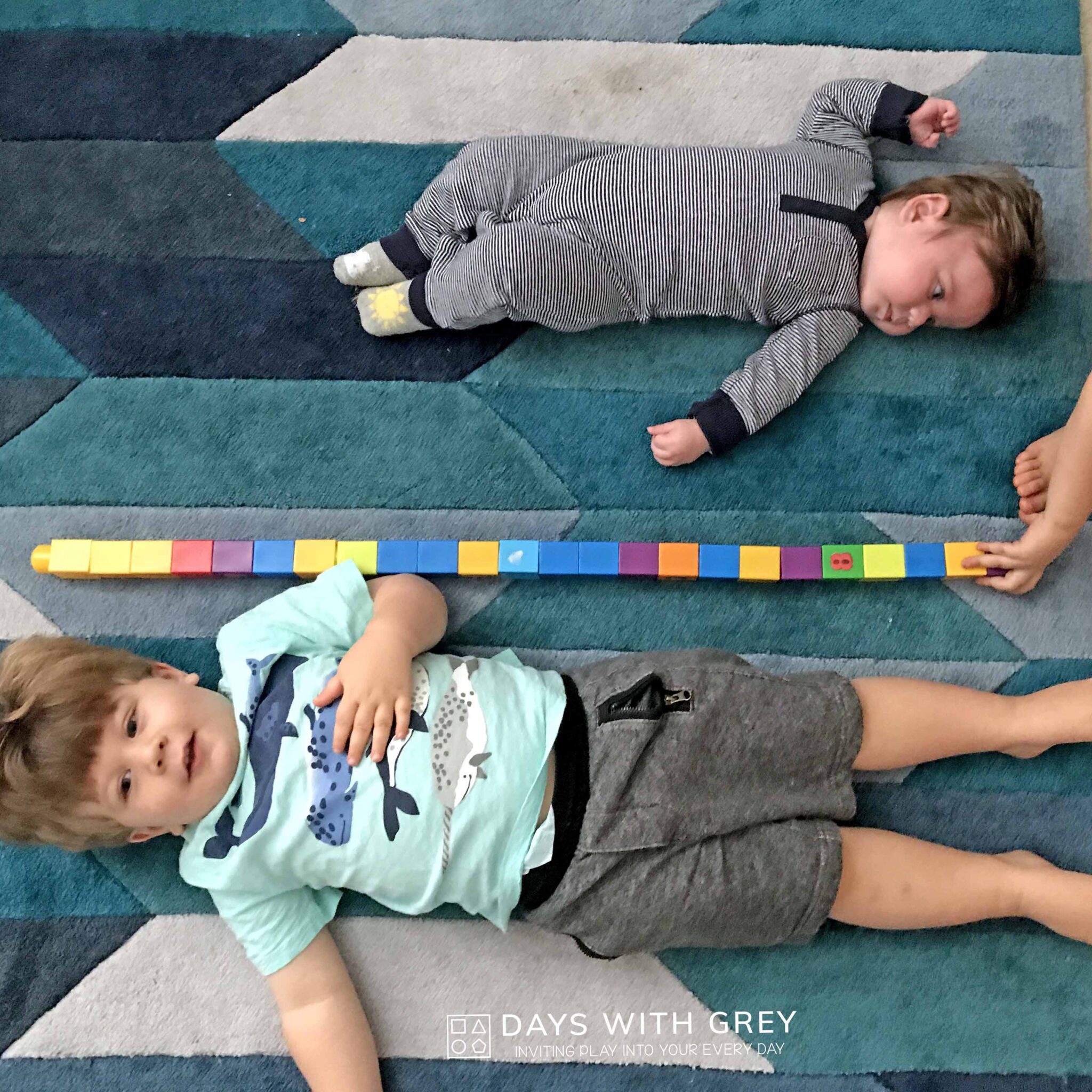 Measuring with Ribbons; A Preschool Math Activity - Days With Grey
