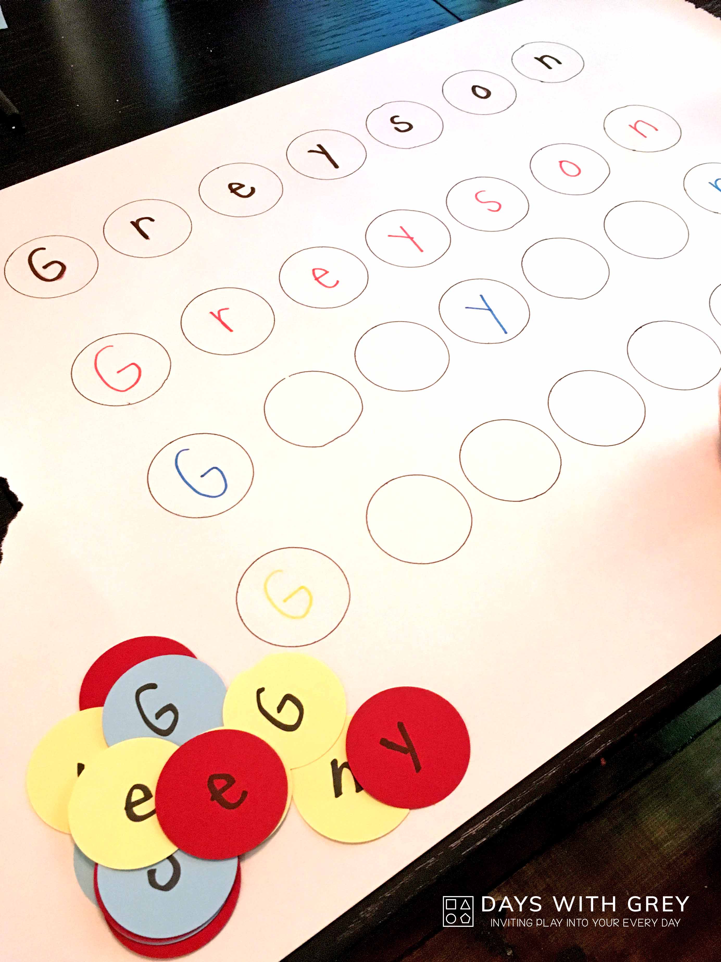 Build Your Name - Days With Grey