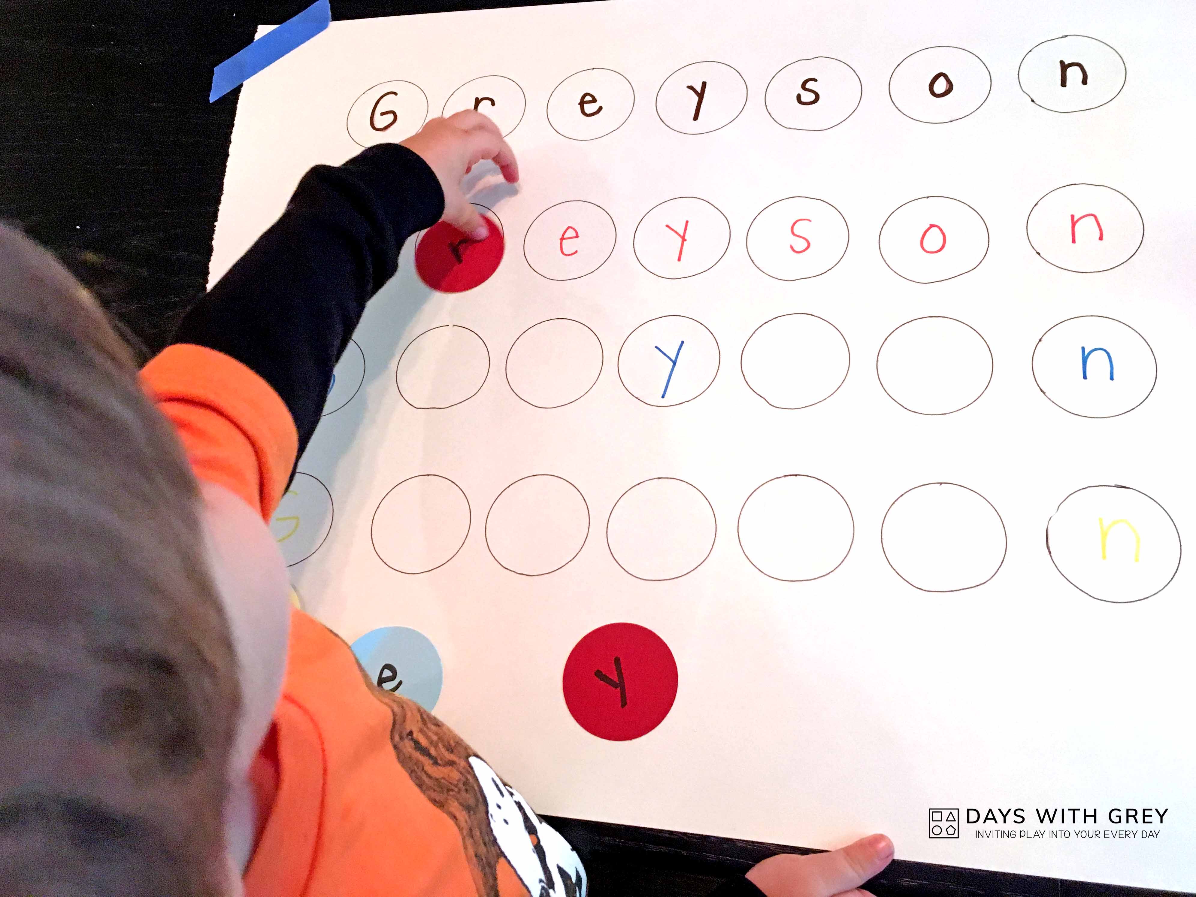 Build Your Name - Days With Grey