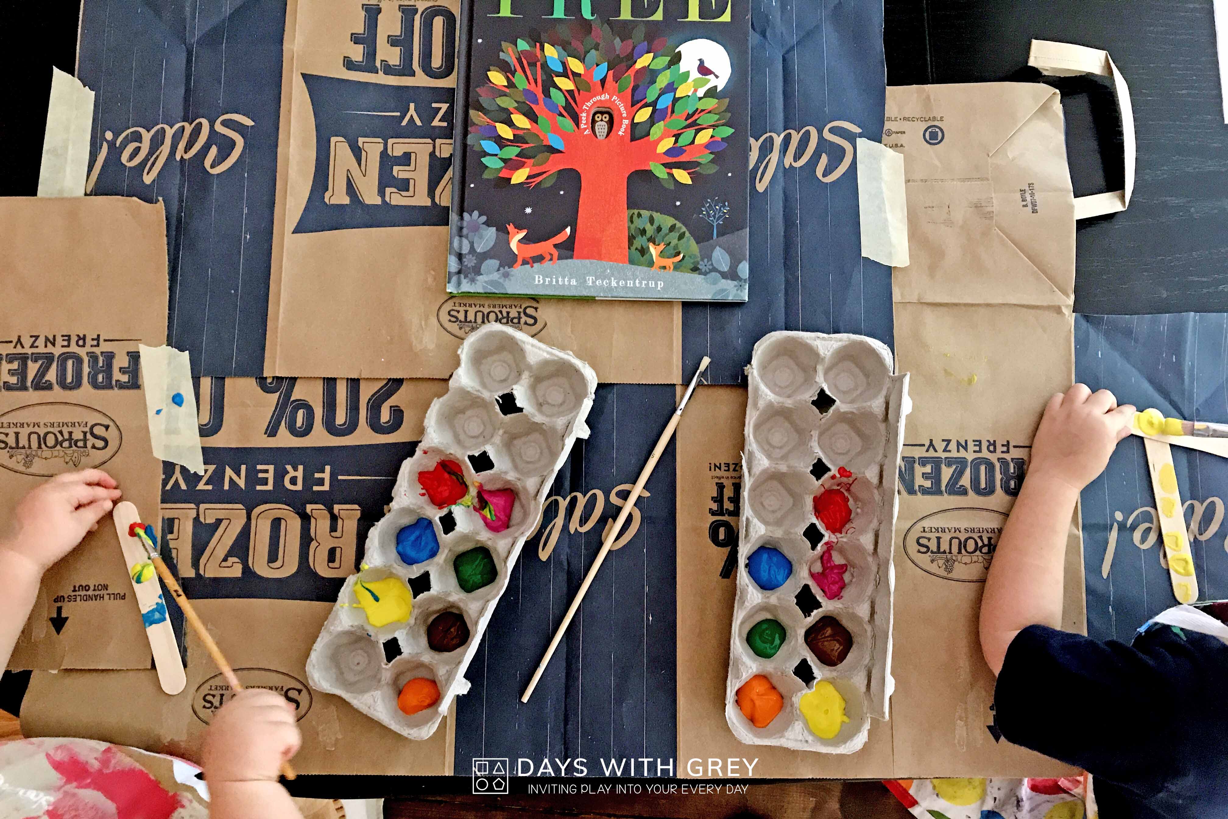 Tree: A Peek Through Picture Book Activity - Days With Grey