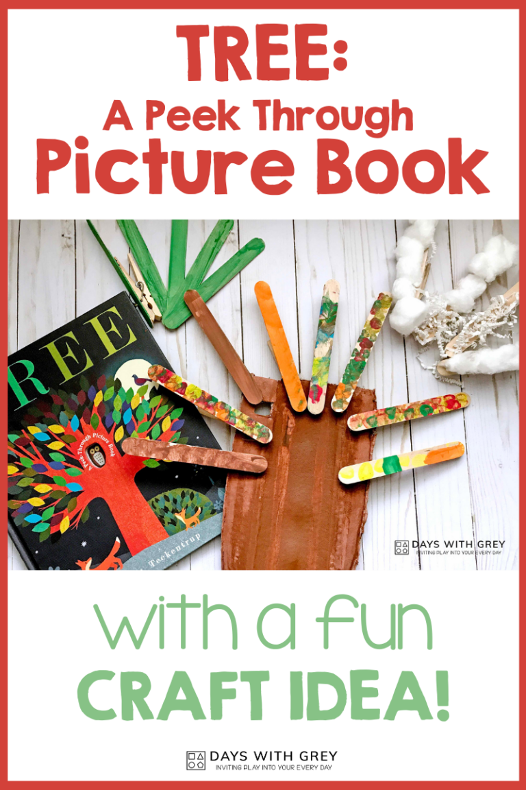 Tree: A Peek Through Picture Book Activity - Days With Grey