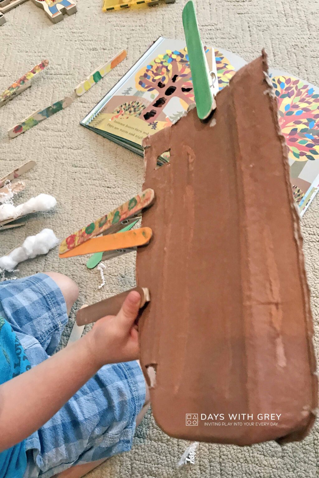 Tree: A Peek Through Picture Book Activity - Days With Grey