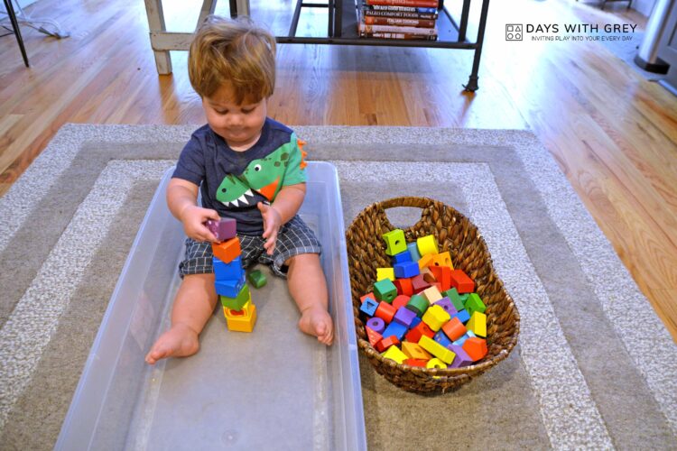 Toddler Block Box - Days With Grey