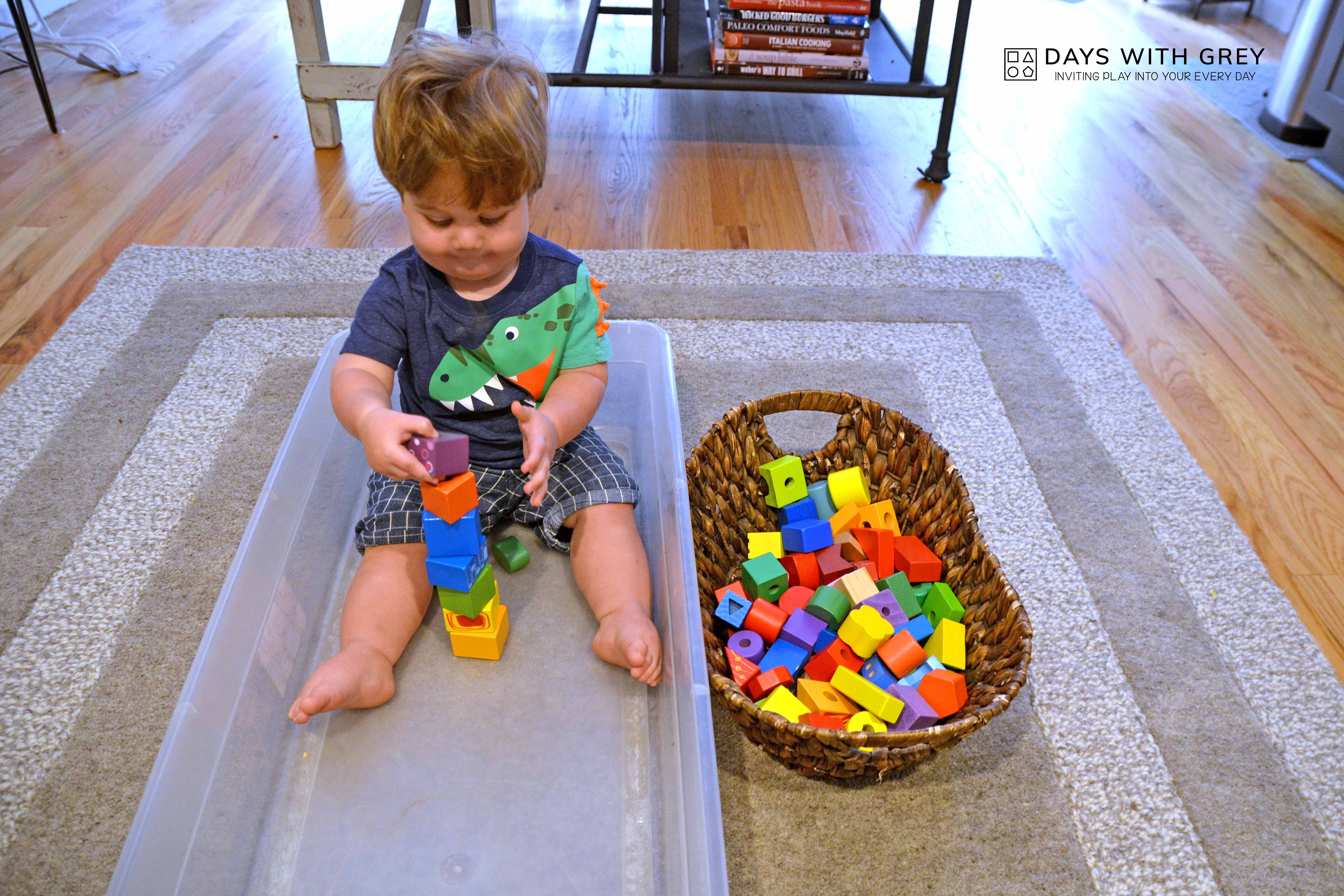 Toddler Block Box - Days With Grey