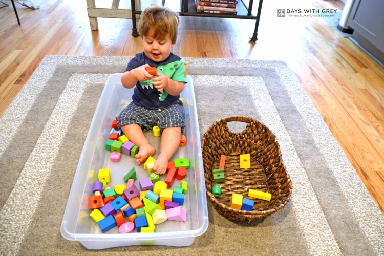 Toddler Block Box - Days With Grey