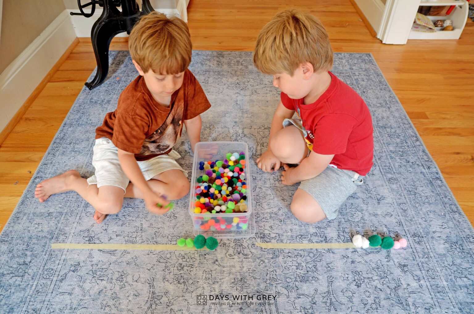 Pom Pom Matching Game - Days With Grey