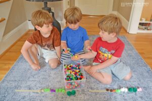 Pom Pom Matching Game - Days With Grey