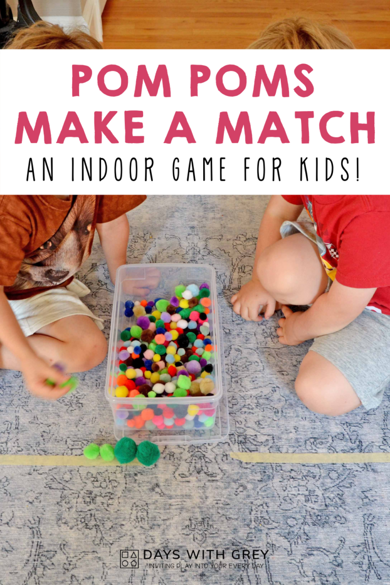 Pom Pom Matching Game - Days With Grey