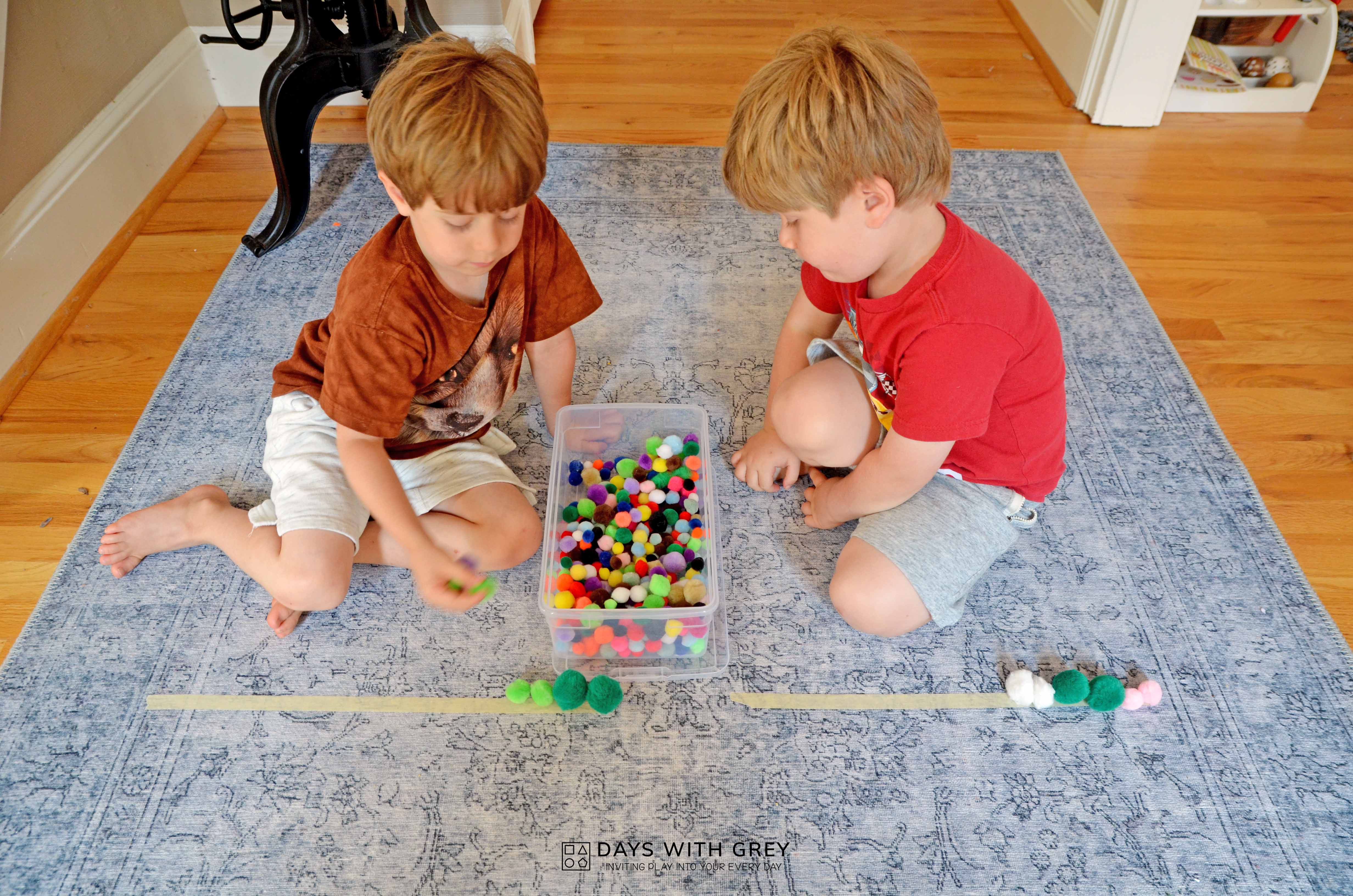 Pom Pom Matching Game - Days With Grey