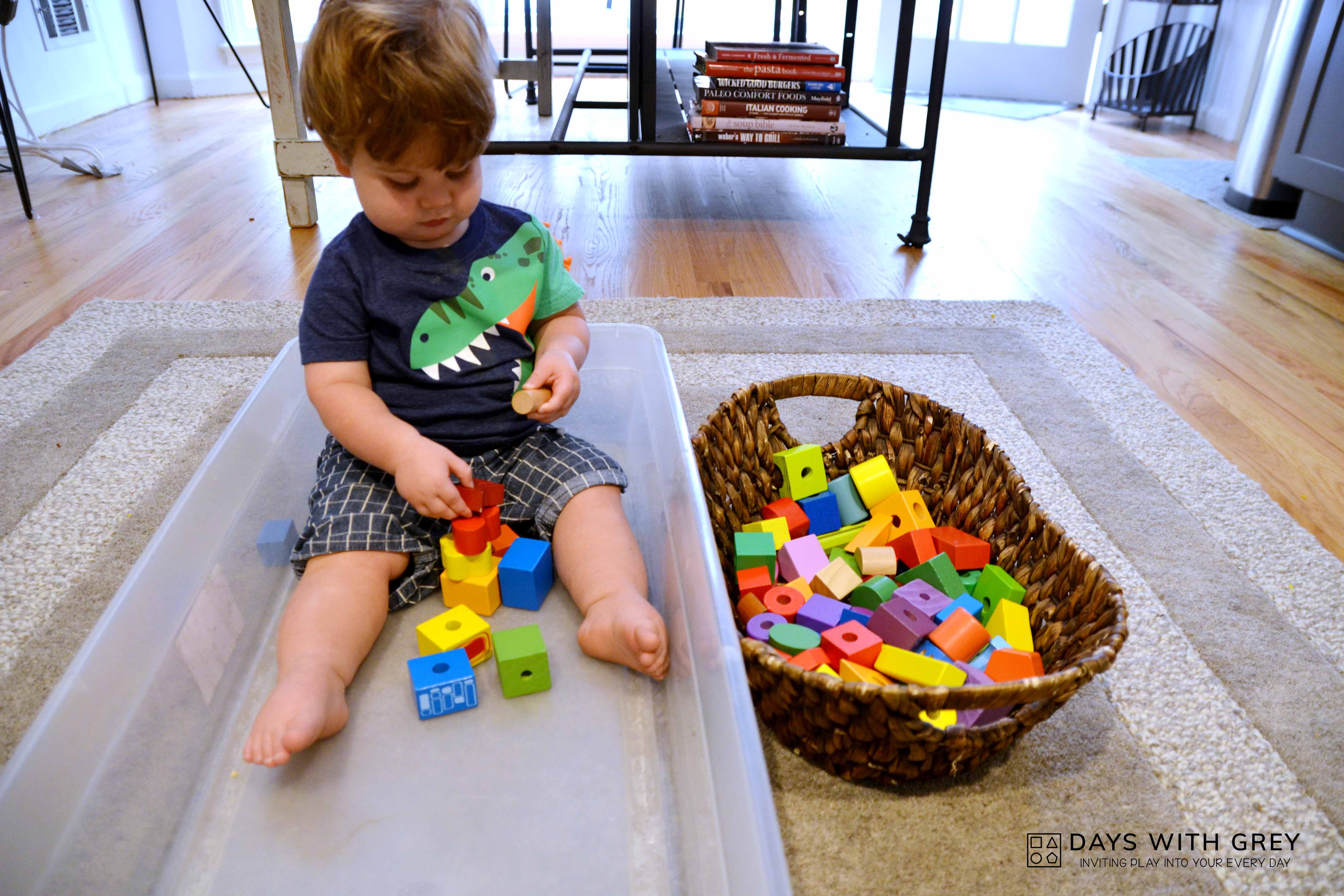 Toddler Block Box - Days With Grey