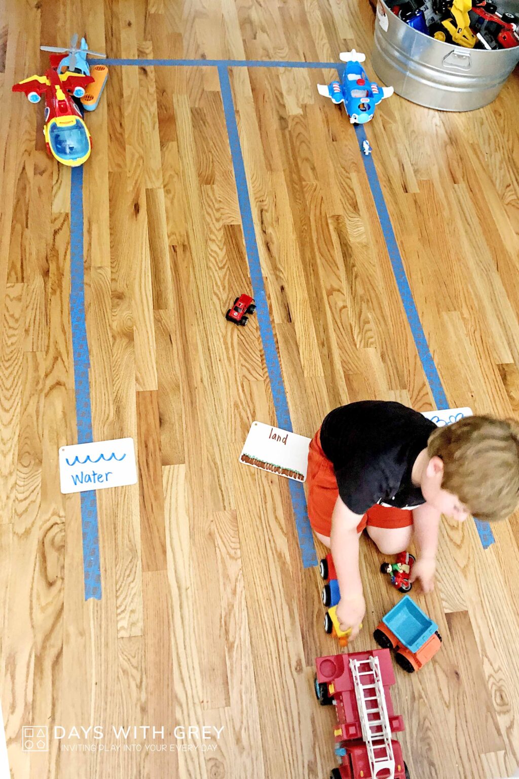 Transportation Toy Sort - Days With Grey