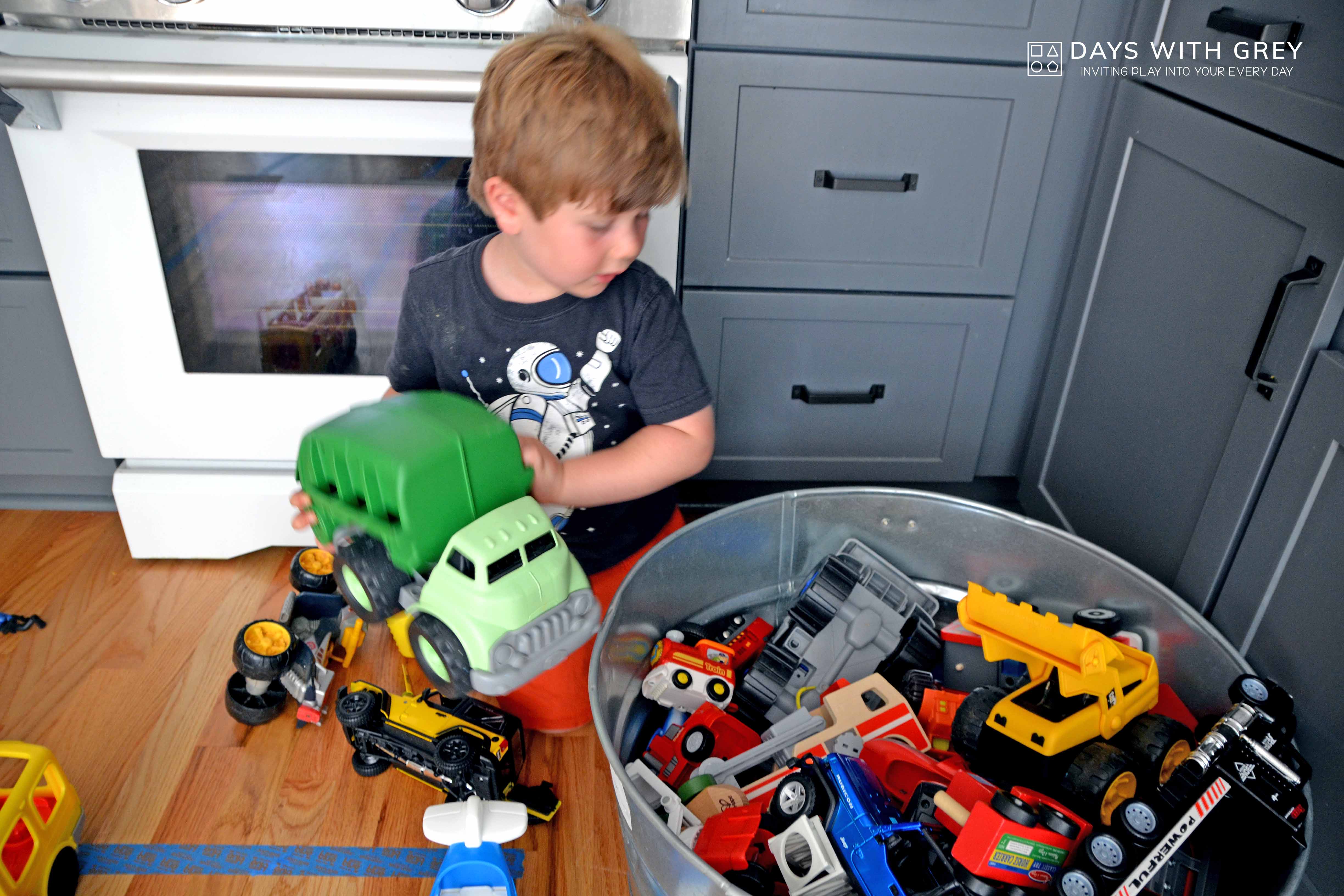 Transportation Toy Sort - Days With Grey