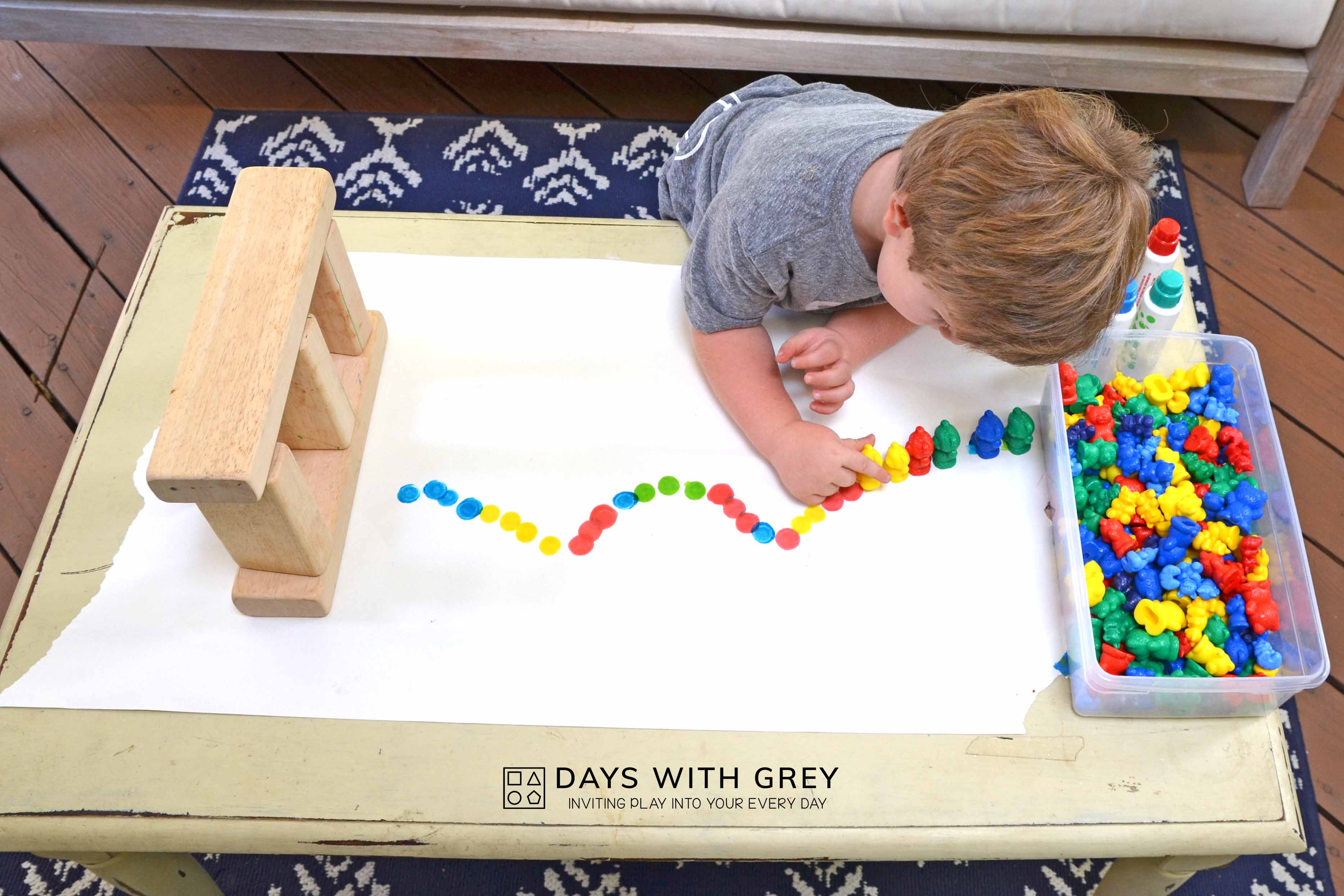 Bring the Bears Home; a Colorful Prewriting Activity - Days With Grey