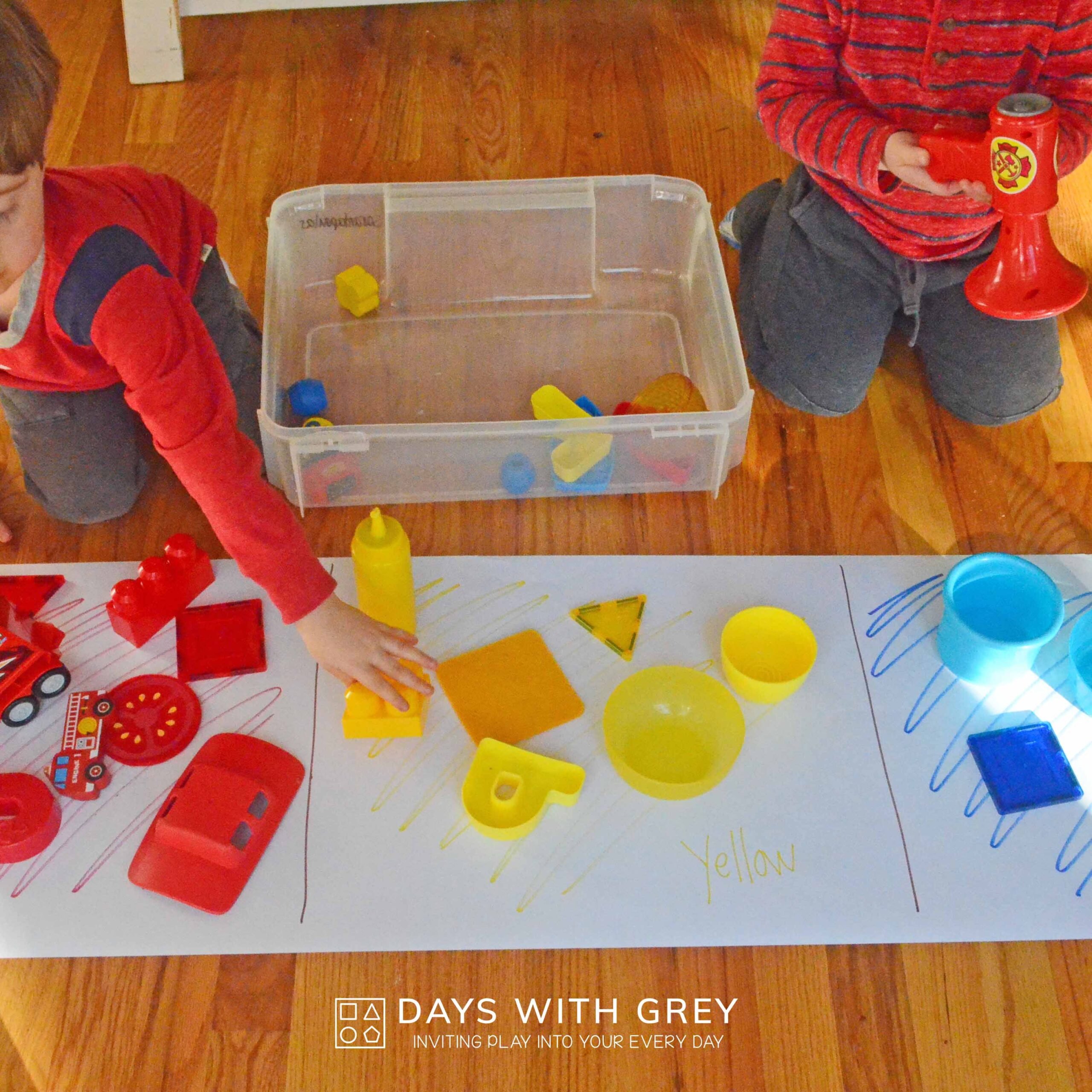 Primary Color Indoor Hunt - Days With Grey