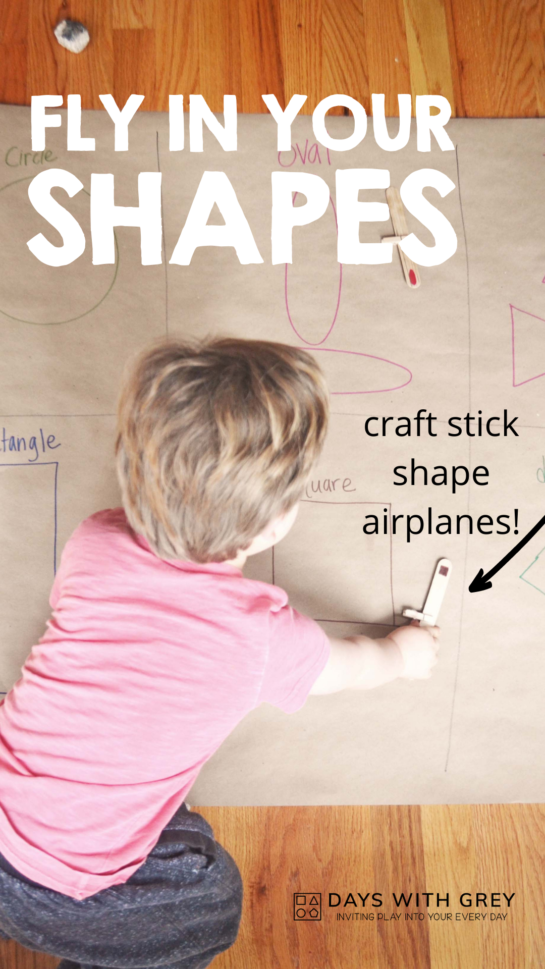 Fly In Your Shapes - Toddler Shape Matching - Days With Grey