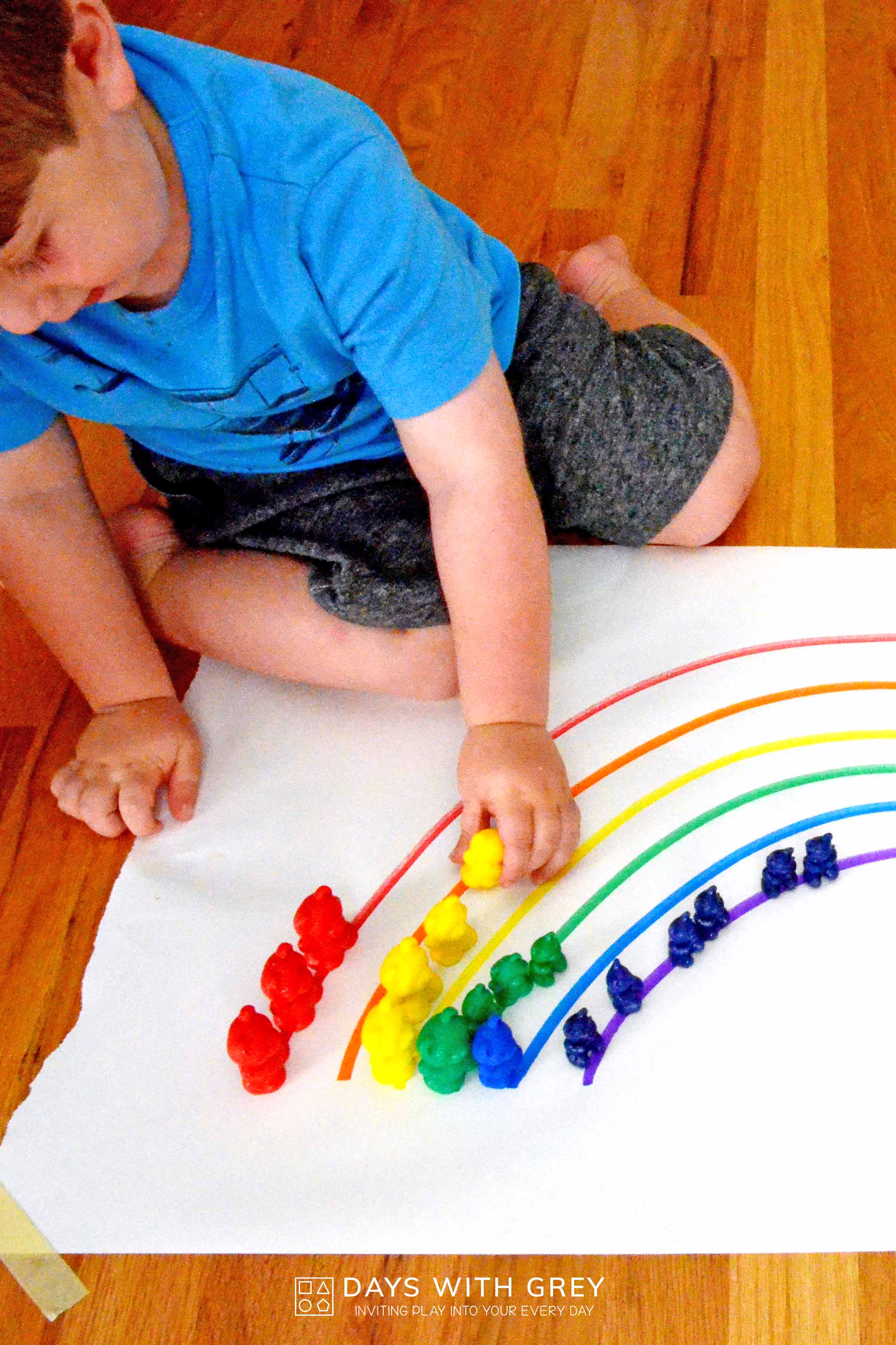 Rainbow Color Sorting - Days With Grey