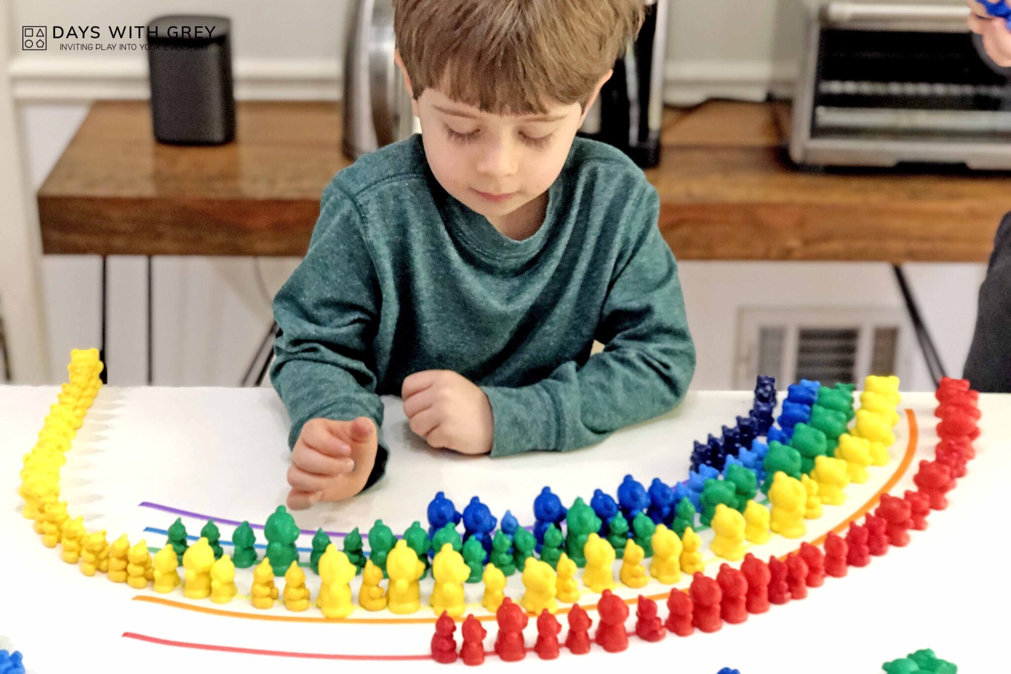 Rainbow Color Sorting - Days With Grey