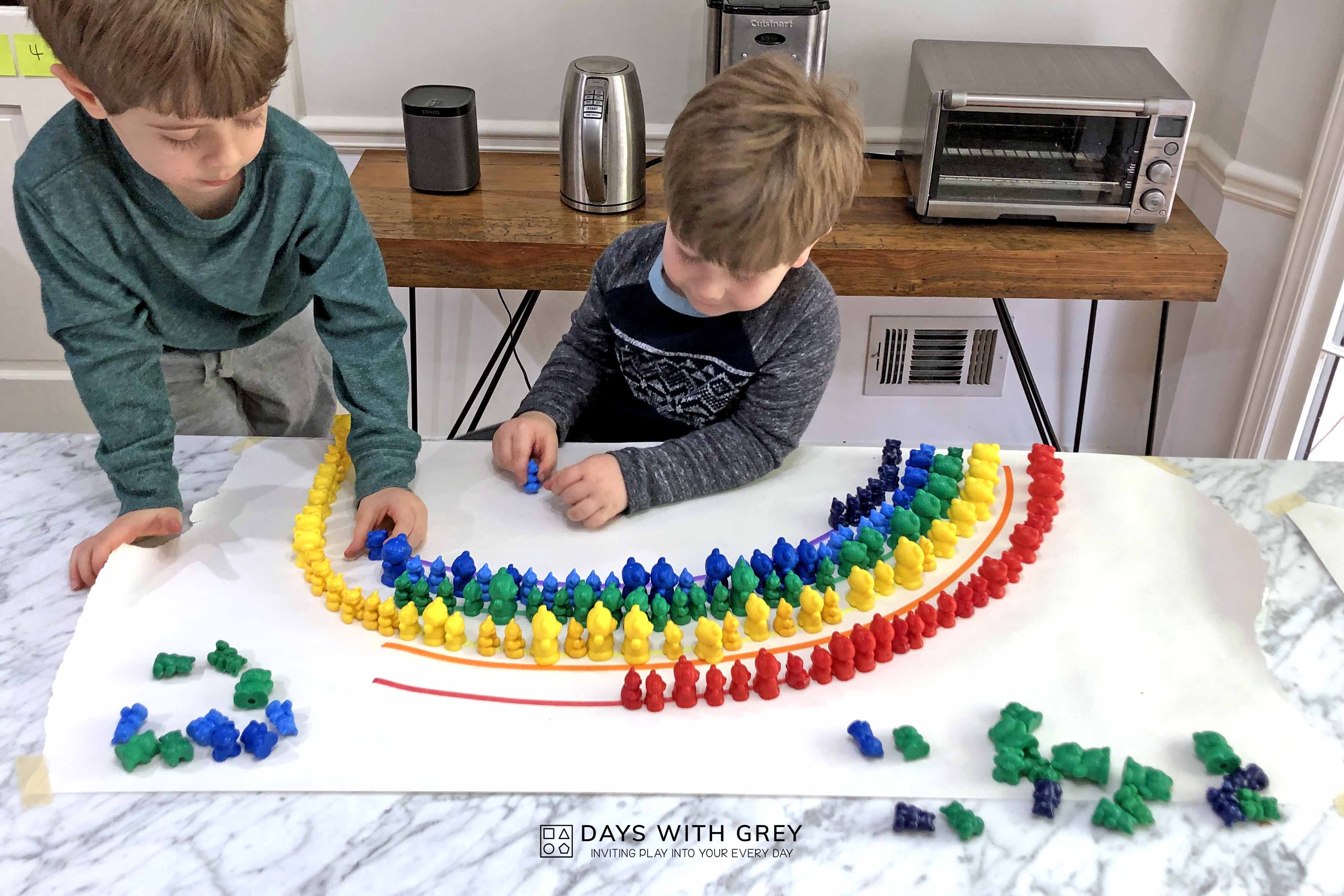 Rainbow Color Sorting - Days With Grey