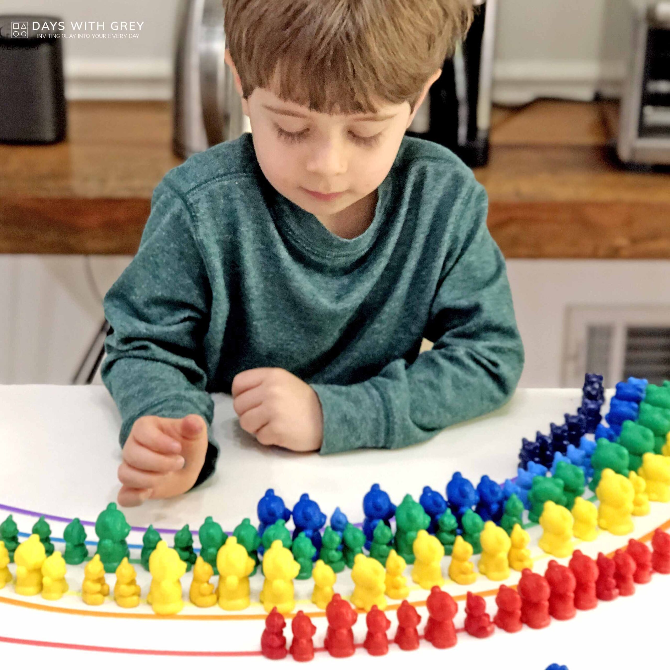 Rainbow Color Sorting - Days With Grey