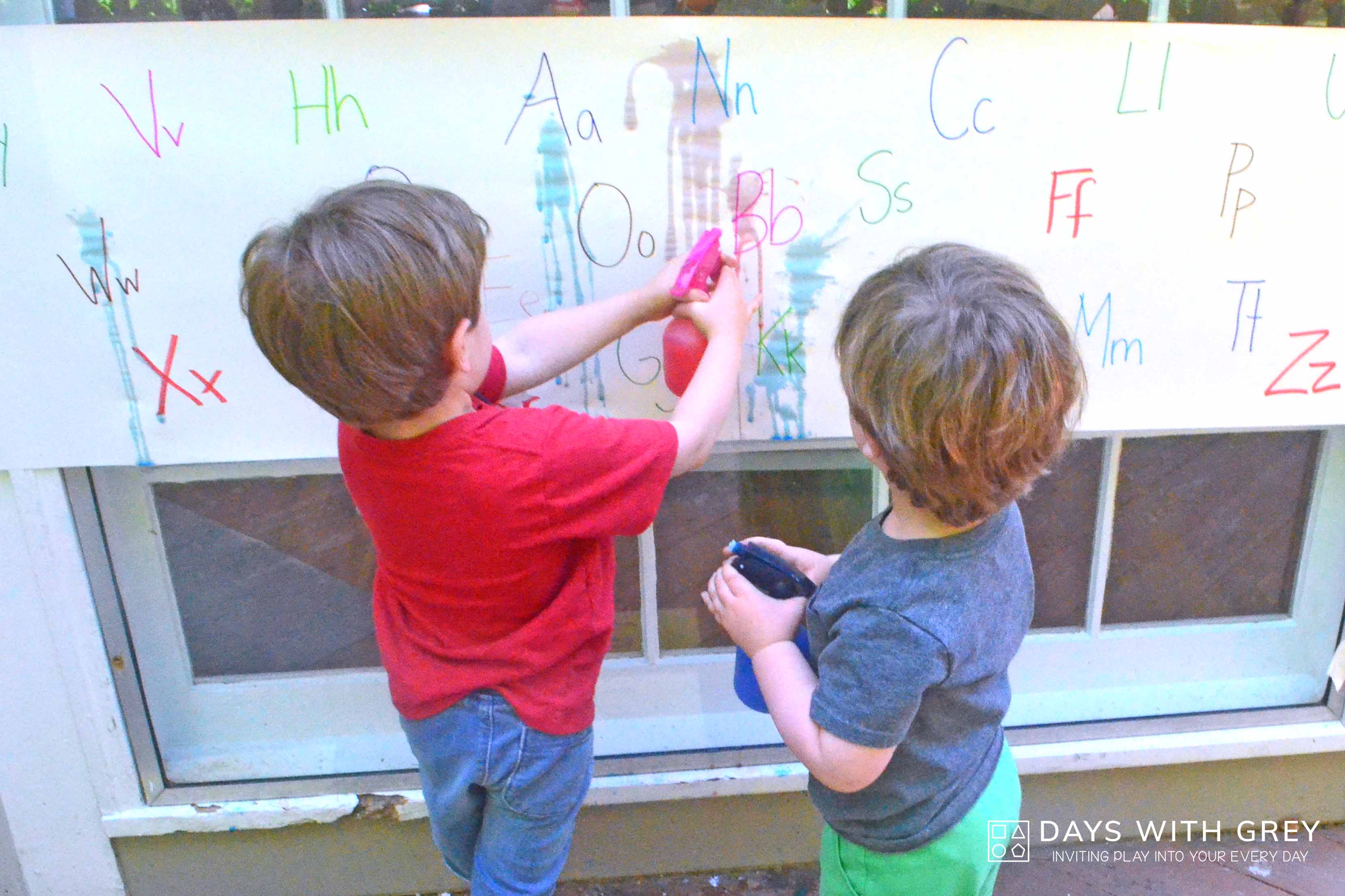 Splash the Alphabet - Days With Grey