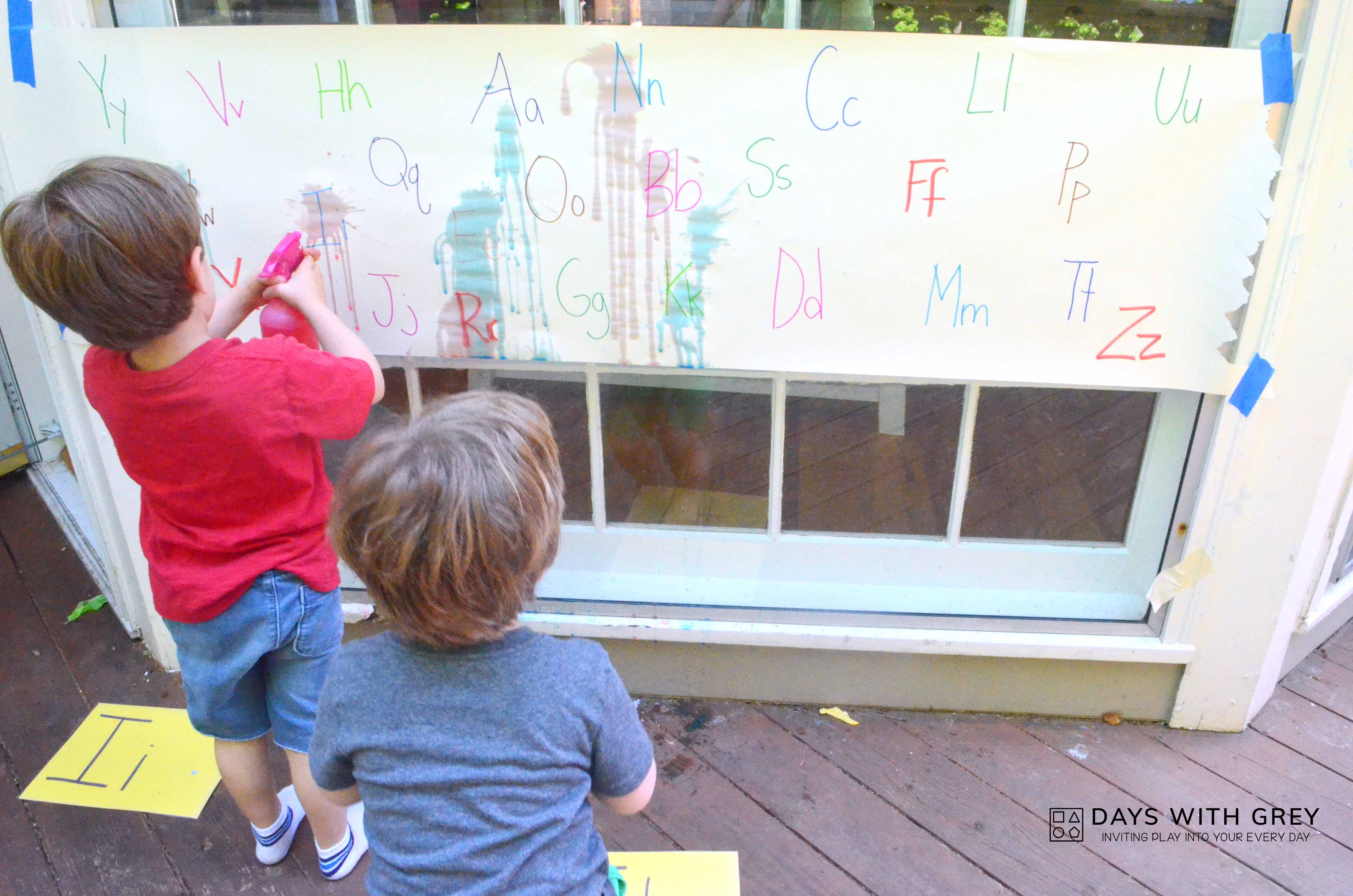 Splash the Alphabet - Days With Grey