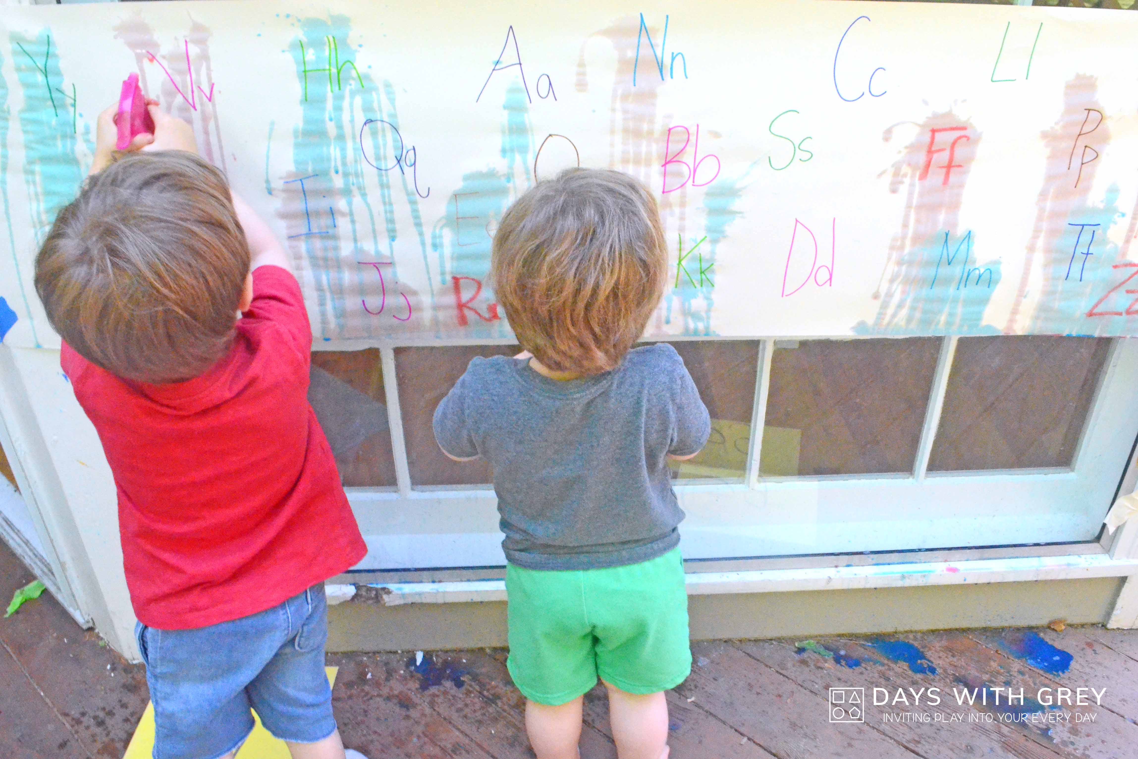 Splash the Alphabet - Days With Grey