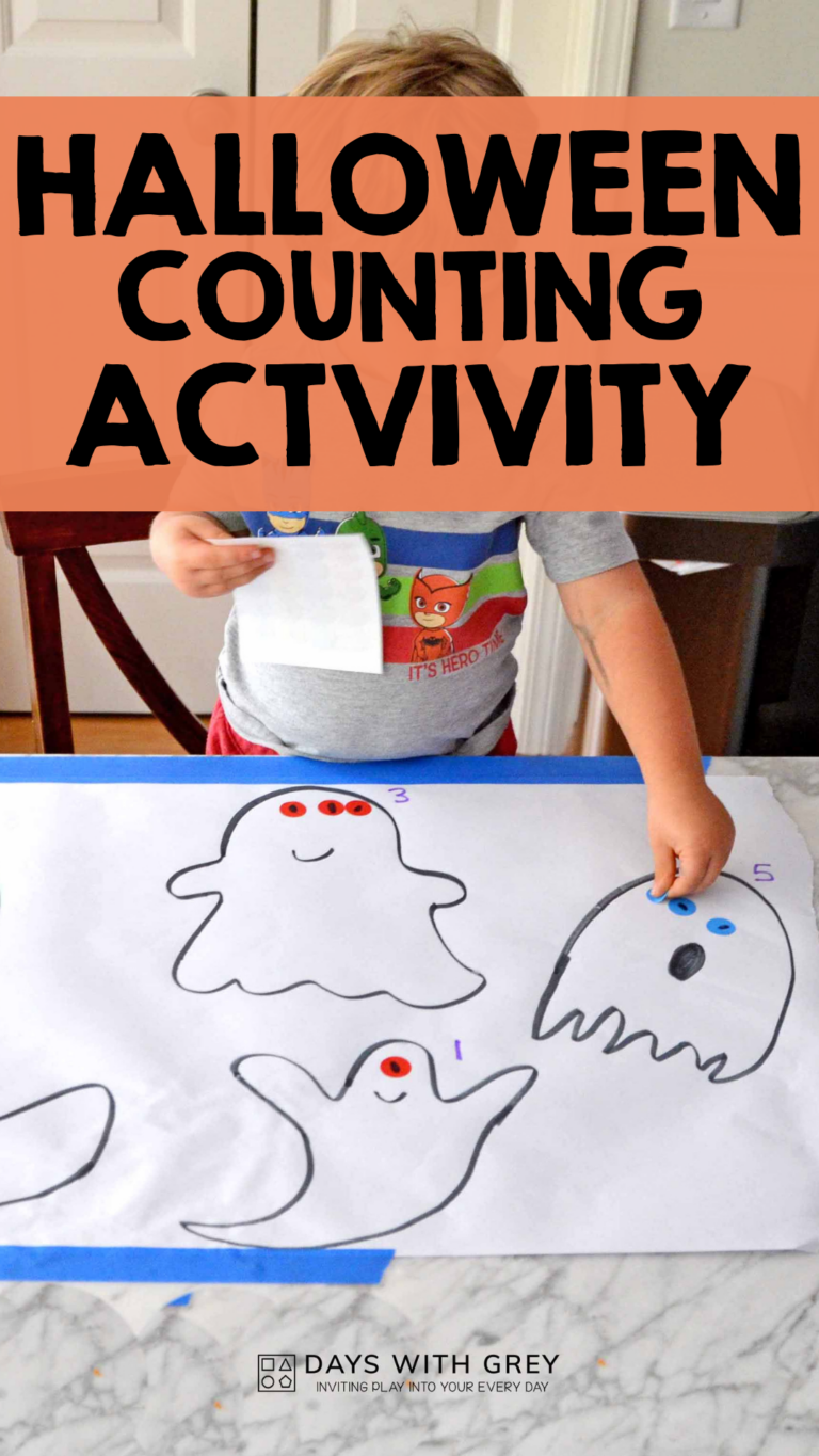 A Halloween Counting Activity - Days With Grey