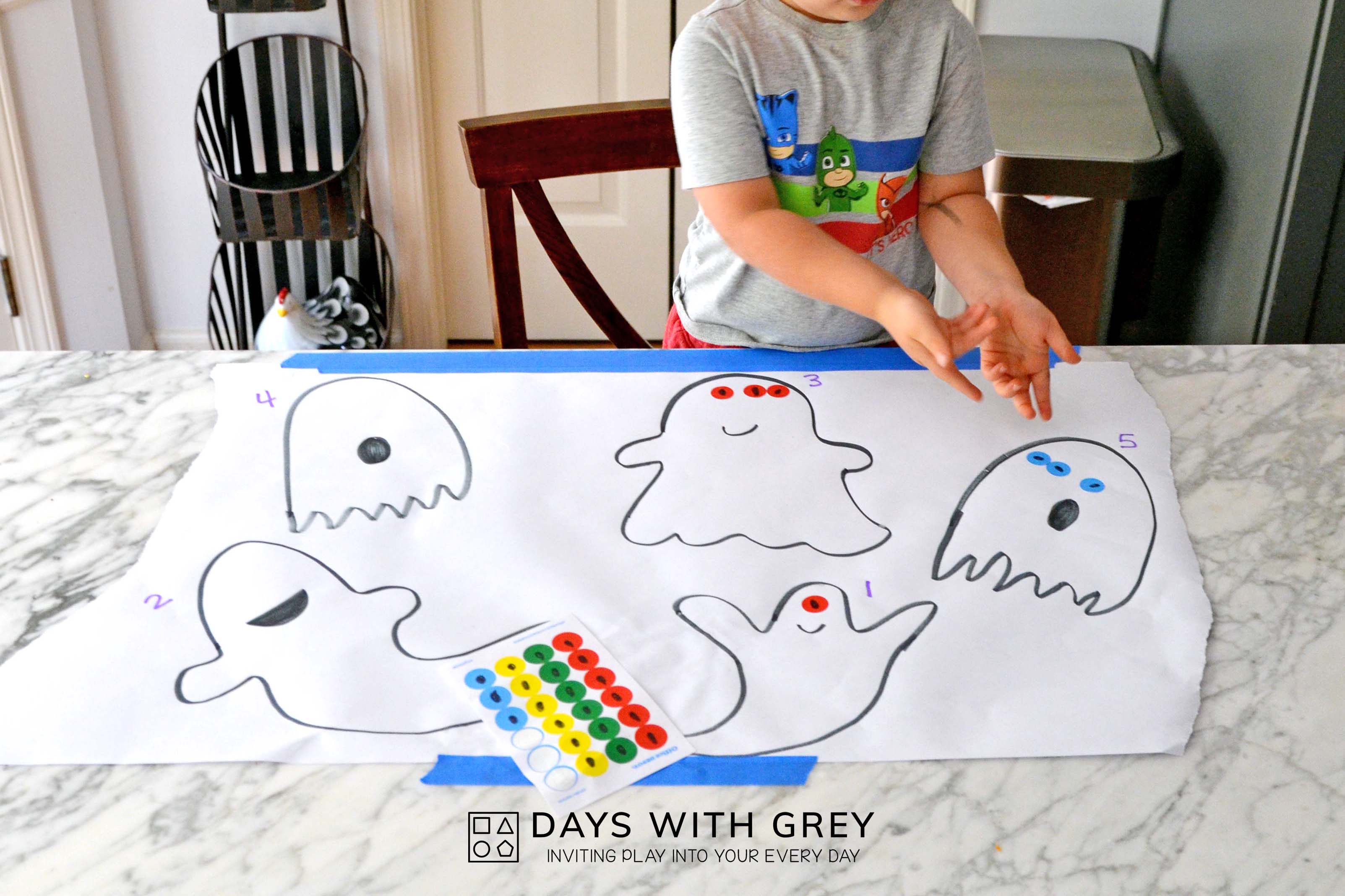 A Halloween Counting Activity - Days With Grey