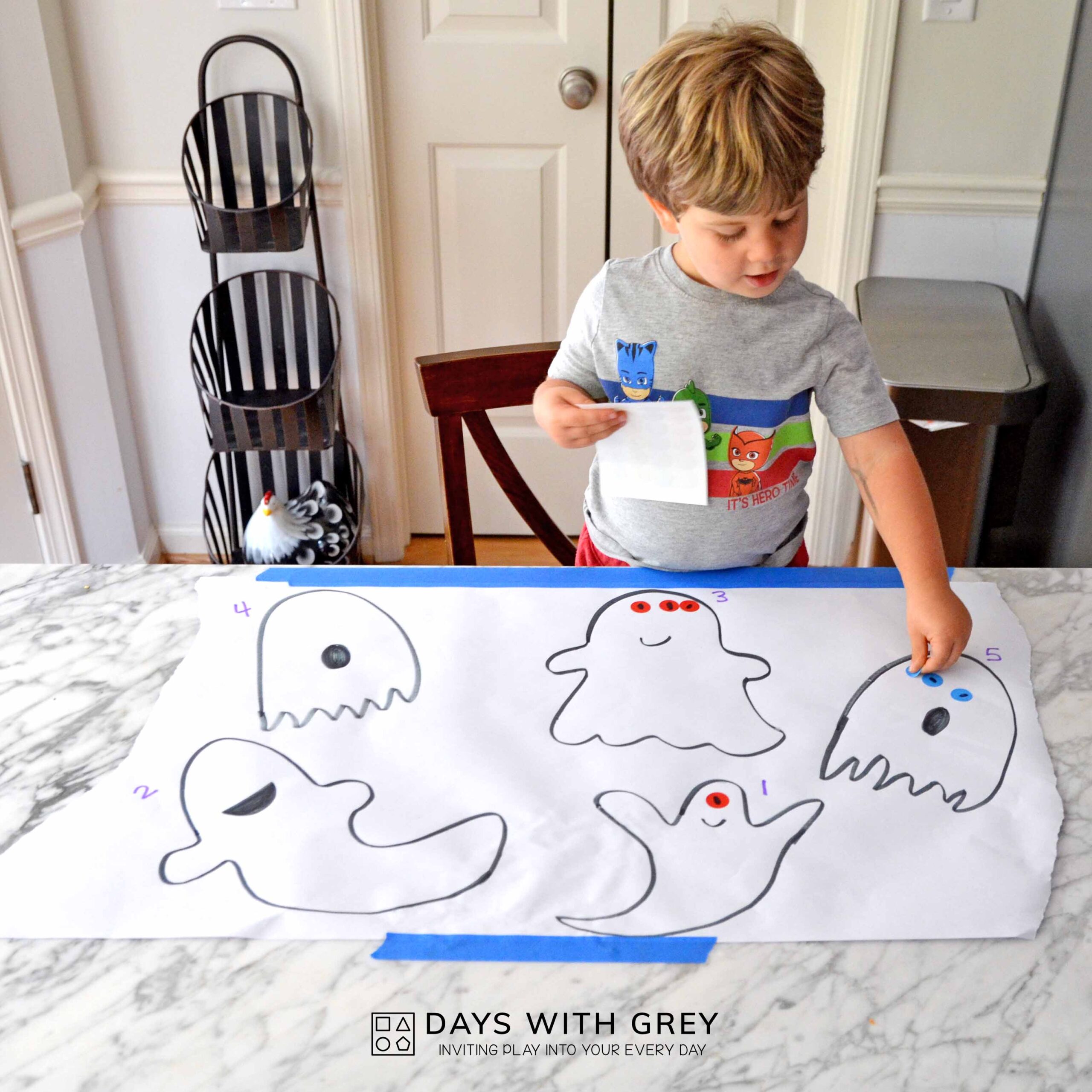 A Halloween Counting Activity - Days With Grey