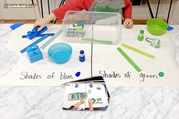 Light to Dark Color Activity - Days With Grey