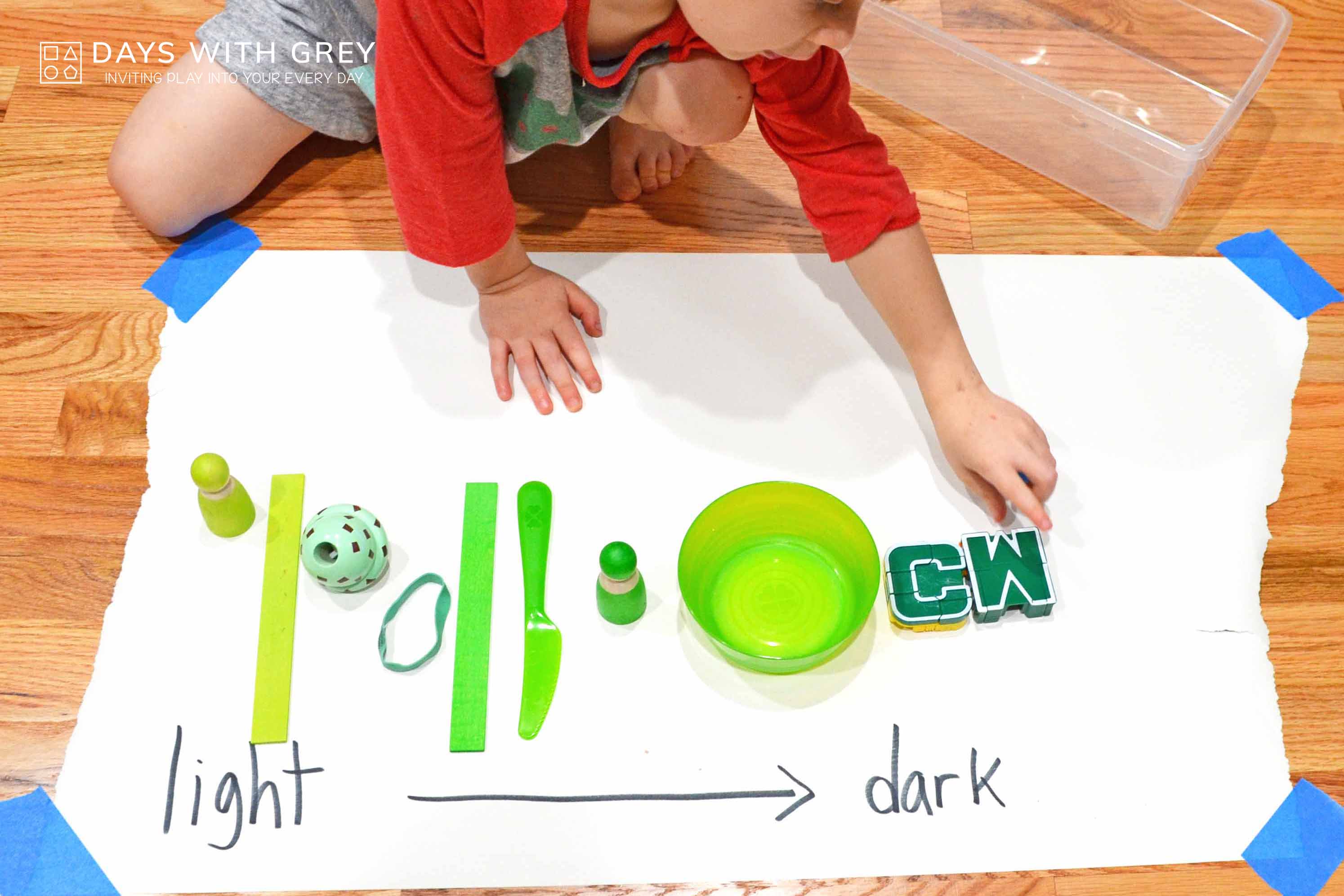 Light to Dark Color Activity - Days With Grey
