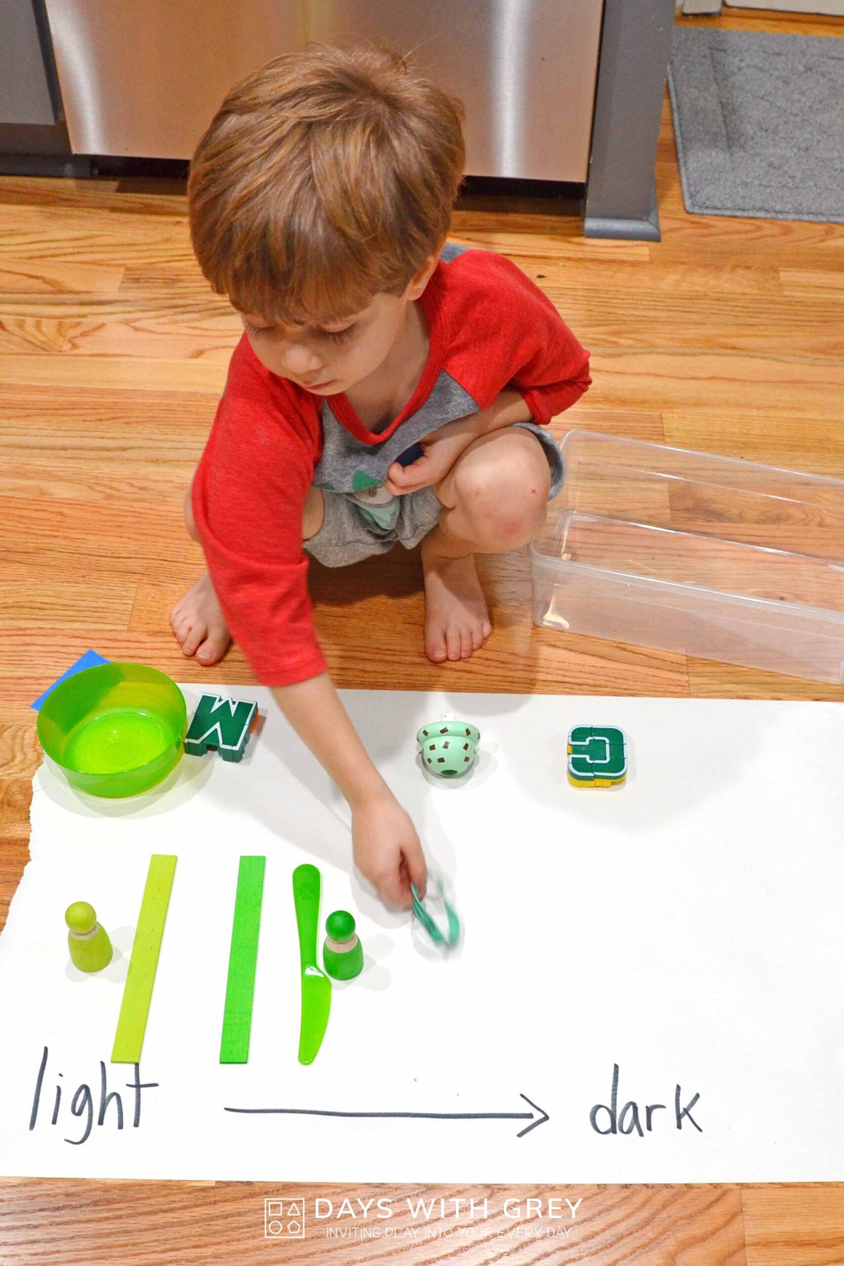 Light to Dark Color Activity - Days With Grey