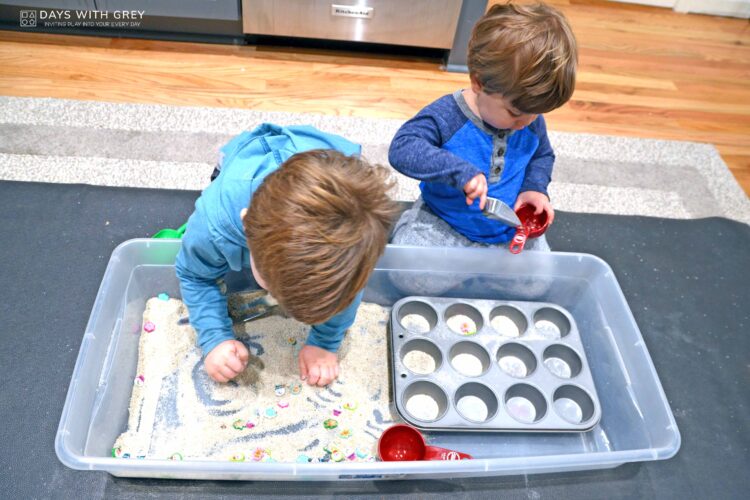 Sand Sensory Play - Days With Grey