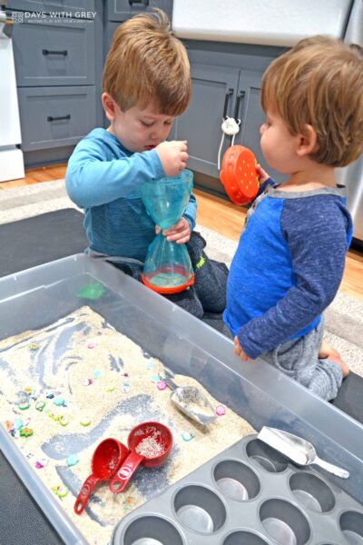 Sand Sensory Play - Days With Grey