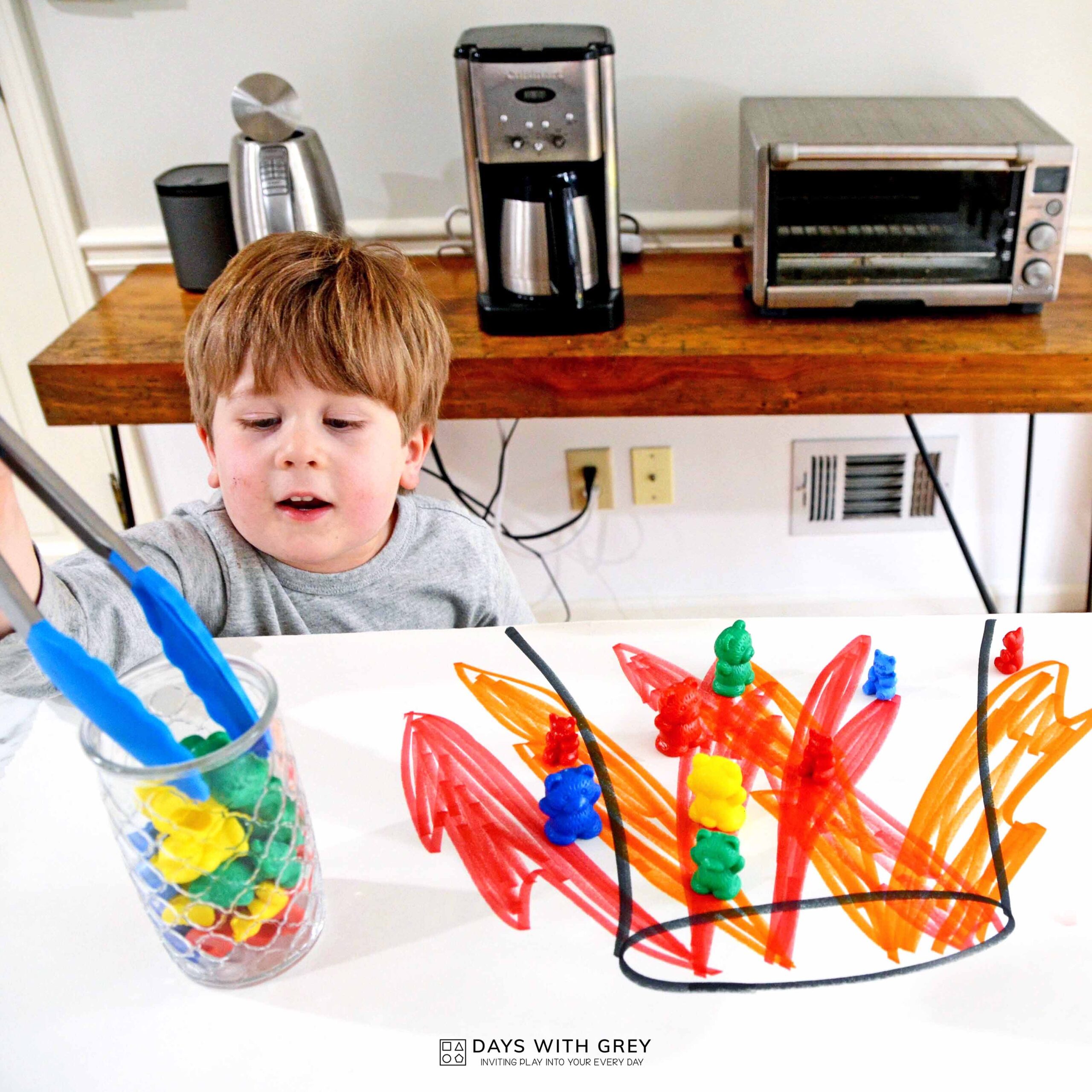 Fine Motor Activity; Bear Rescue - Days With Grey