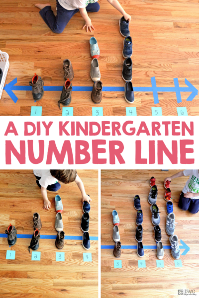 Kindergarten DIY Number Line - Days With Grey