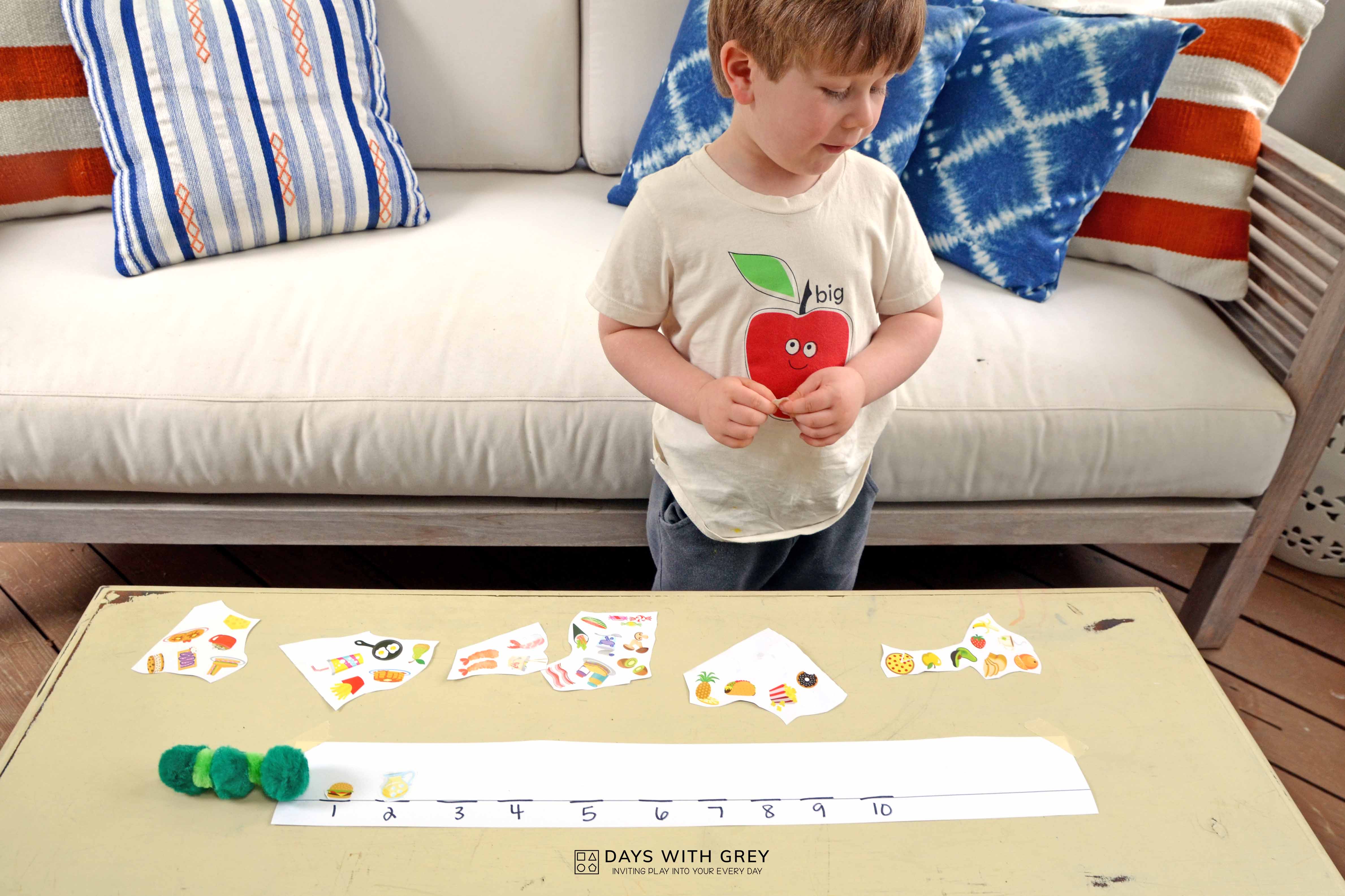 The Hungry Caterpillar Count Up - Days With Grey