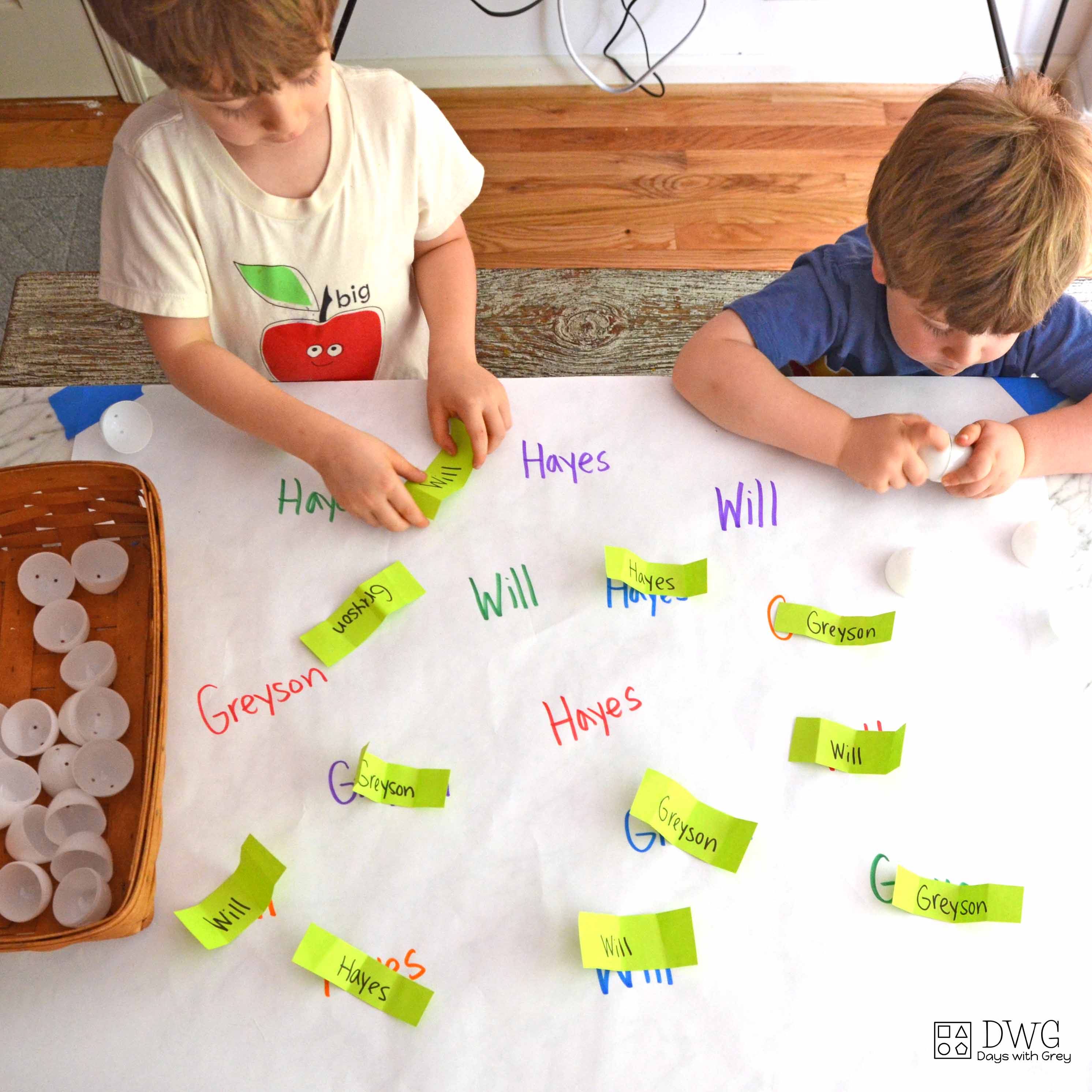 15 FUN Name Activities for Preschoolers - Days With Grey