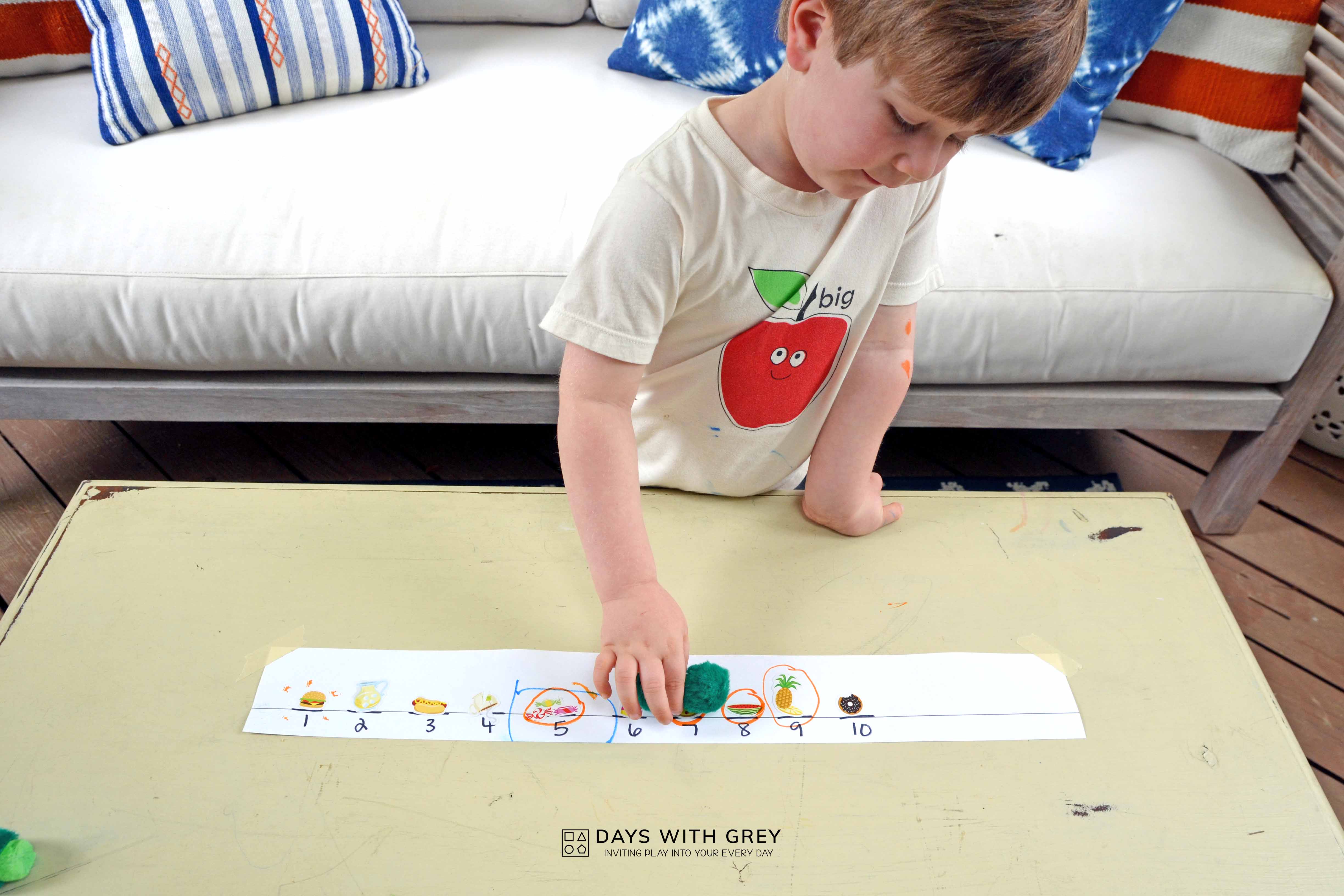 The Hungry Caterpillar Count Up - Days With Grey
